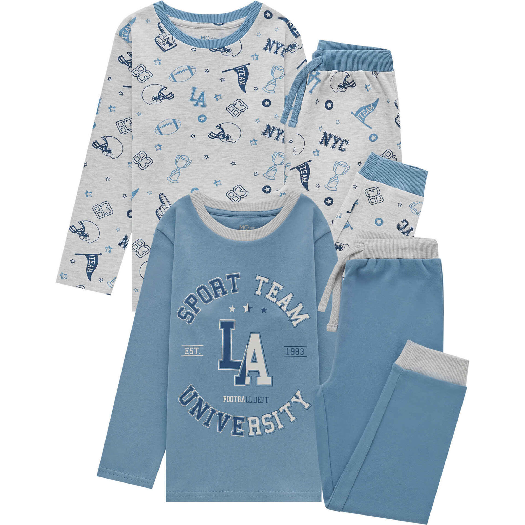 Conjunto 2 Pijamas Menino Multicor MO Kids - 2 un | Continente Online