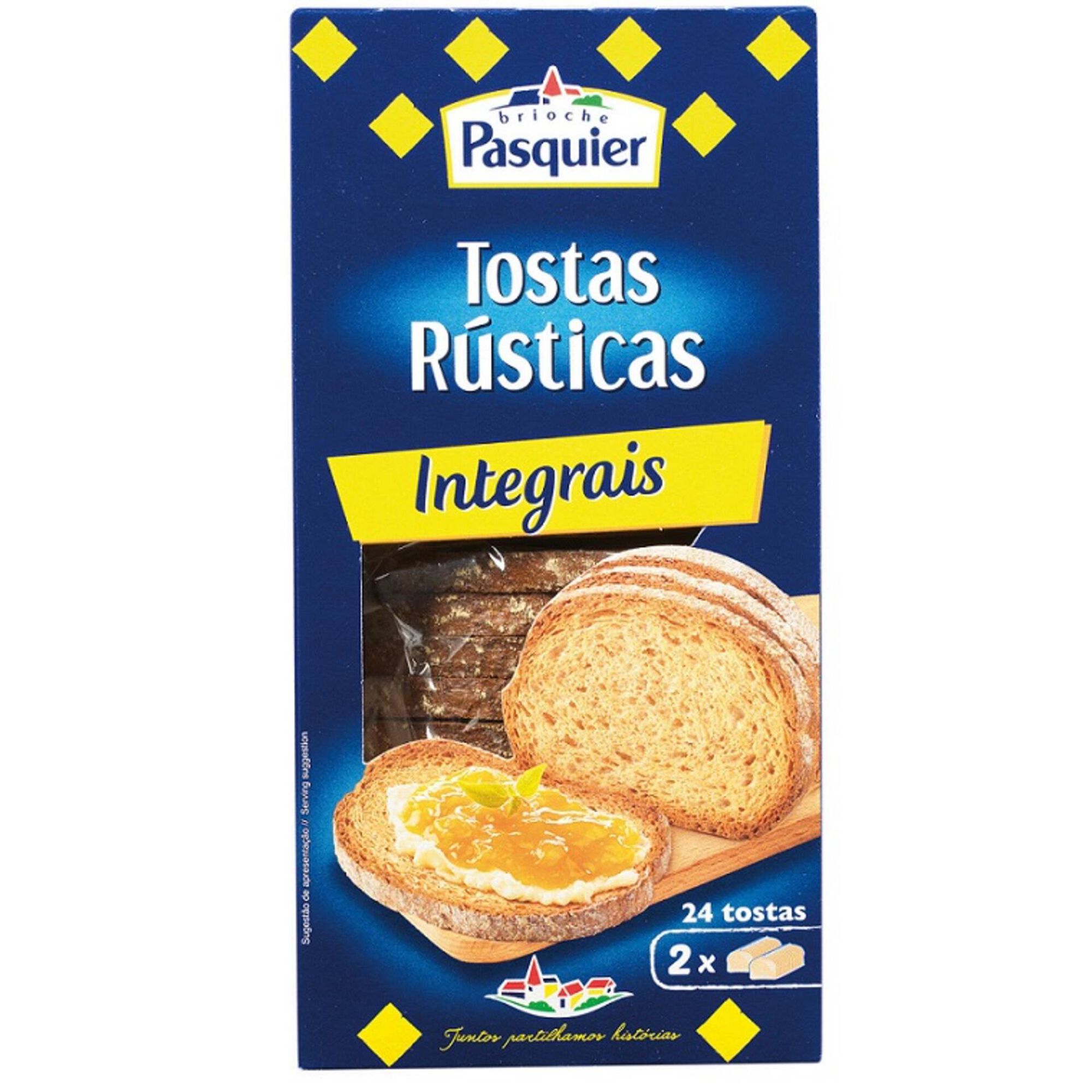 Tostas Rústicas Integrais emb. 240 gr (24 un) - Brioche Pasquier ...