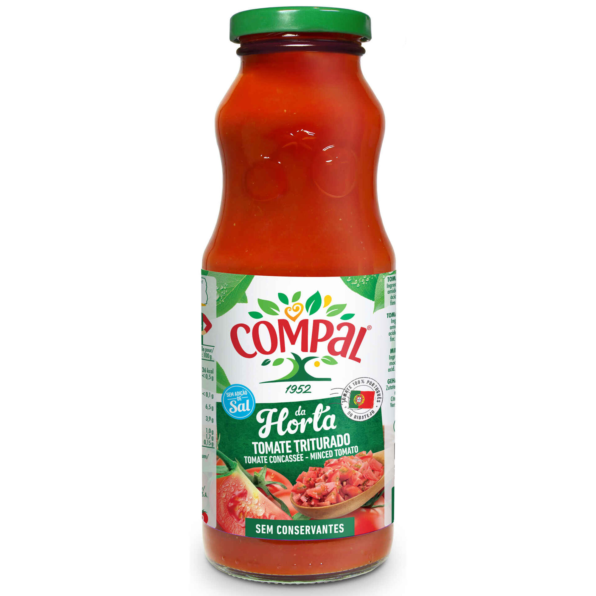 Tomate Triturado Compal da Horta - emb. 500 gr | Continente Online