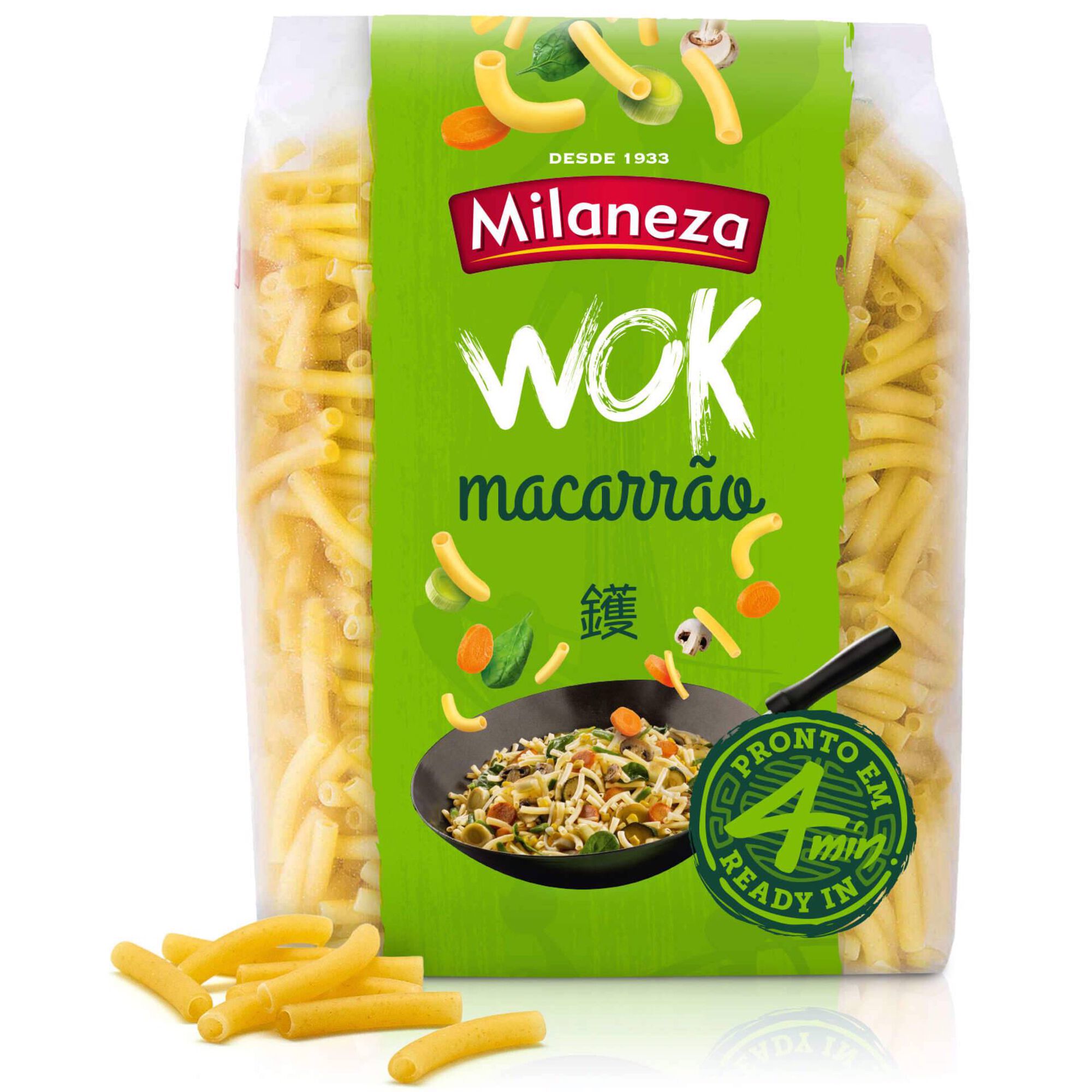 Massa Macarrão Wok emb. 500 gr - Milaneza | Continente