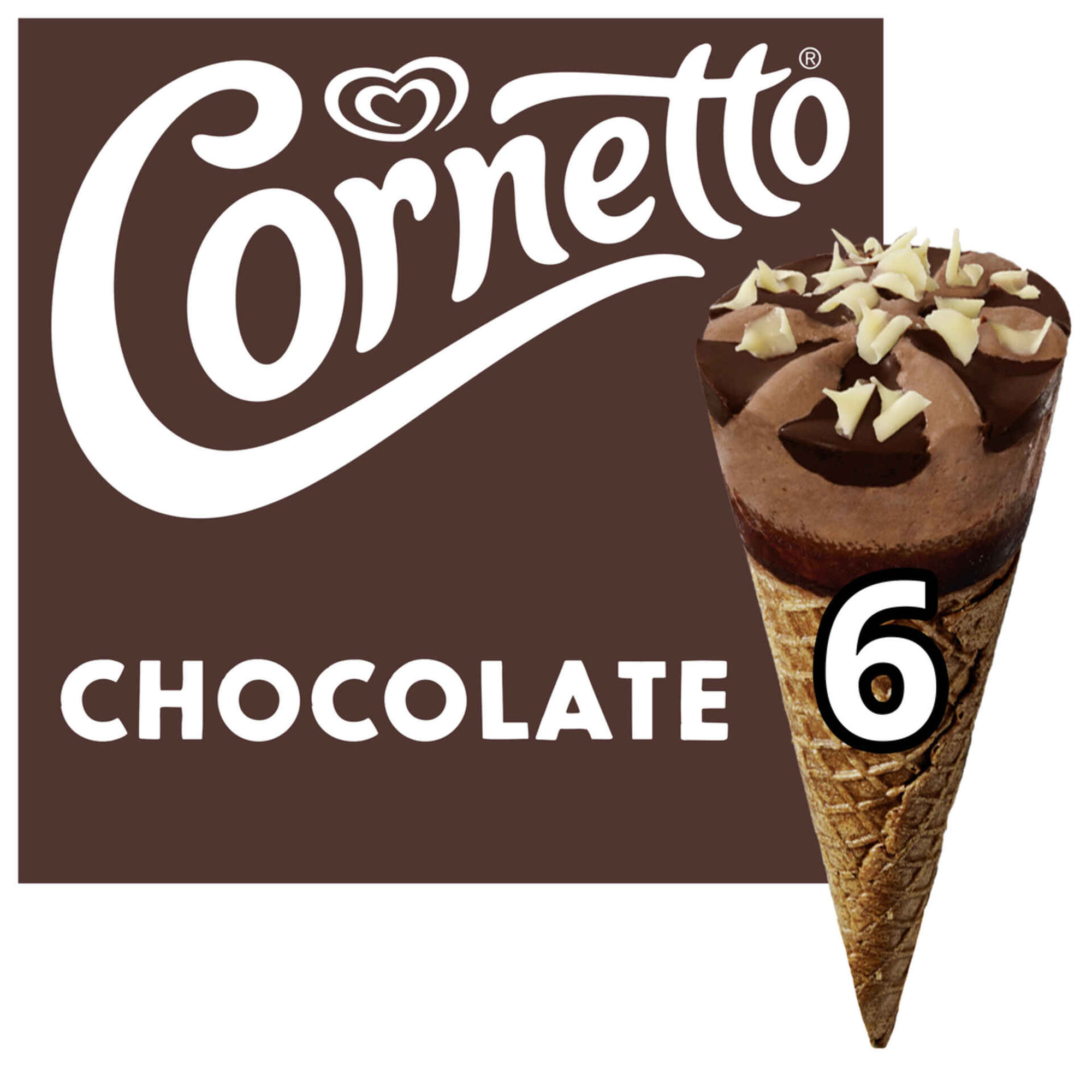 Gelado Cone Chocolate Cornetto - emb. 540 ml (6 un) | Continente Online