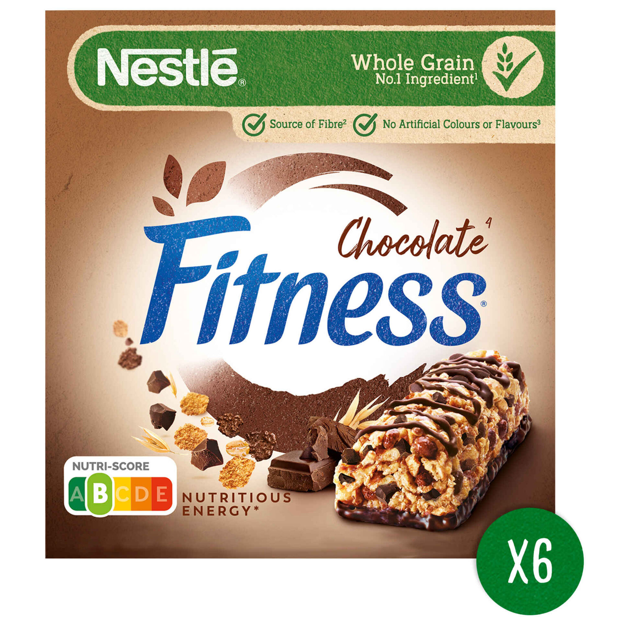 Barras de Cereais Chocolate Fitness | Continente Online