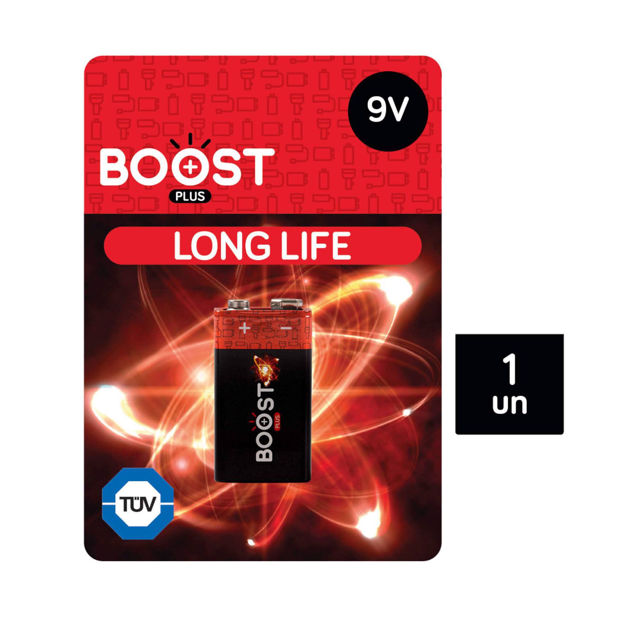 Pilha 9V Standard emb. 1 un - Boost | Continente