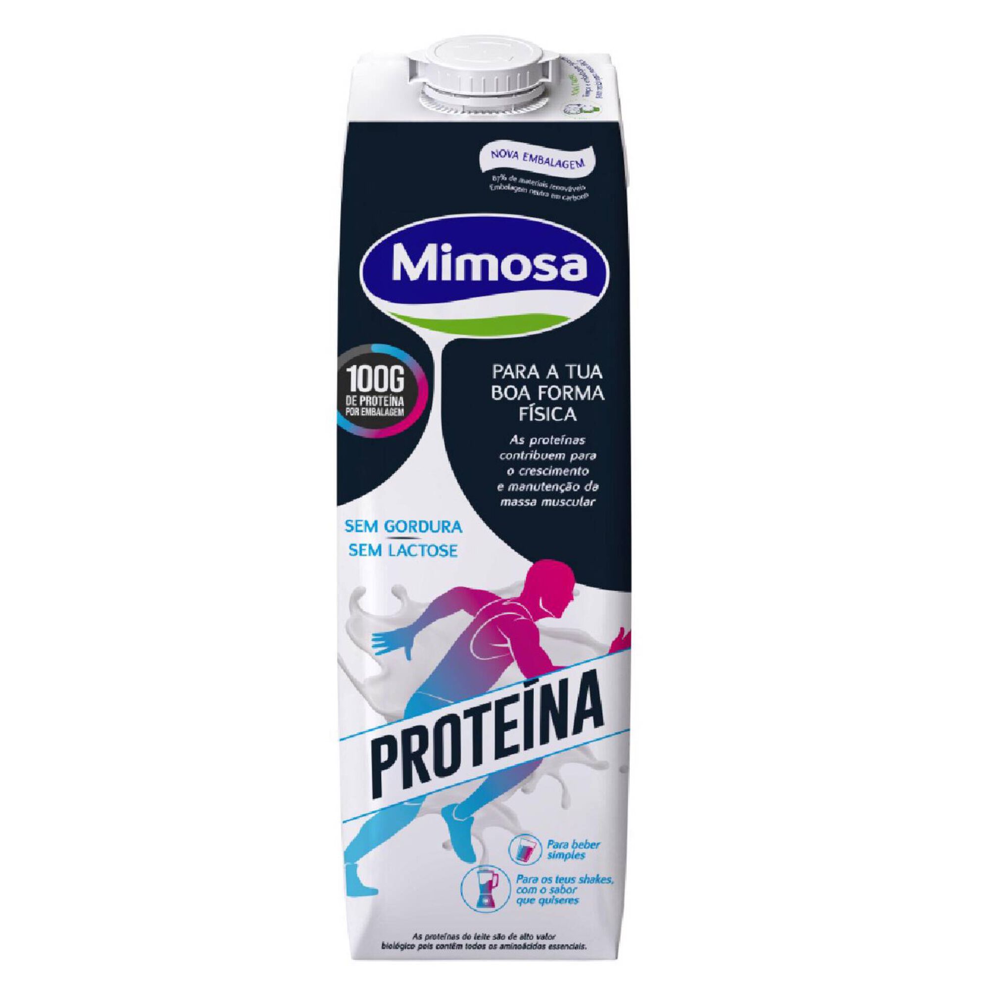 Leite Proteína sem Lactose - emb. 1l - Mimosa | Continente Online