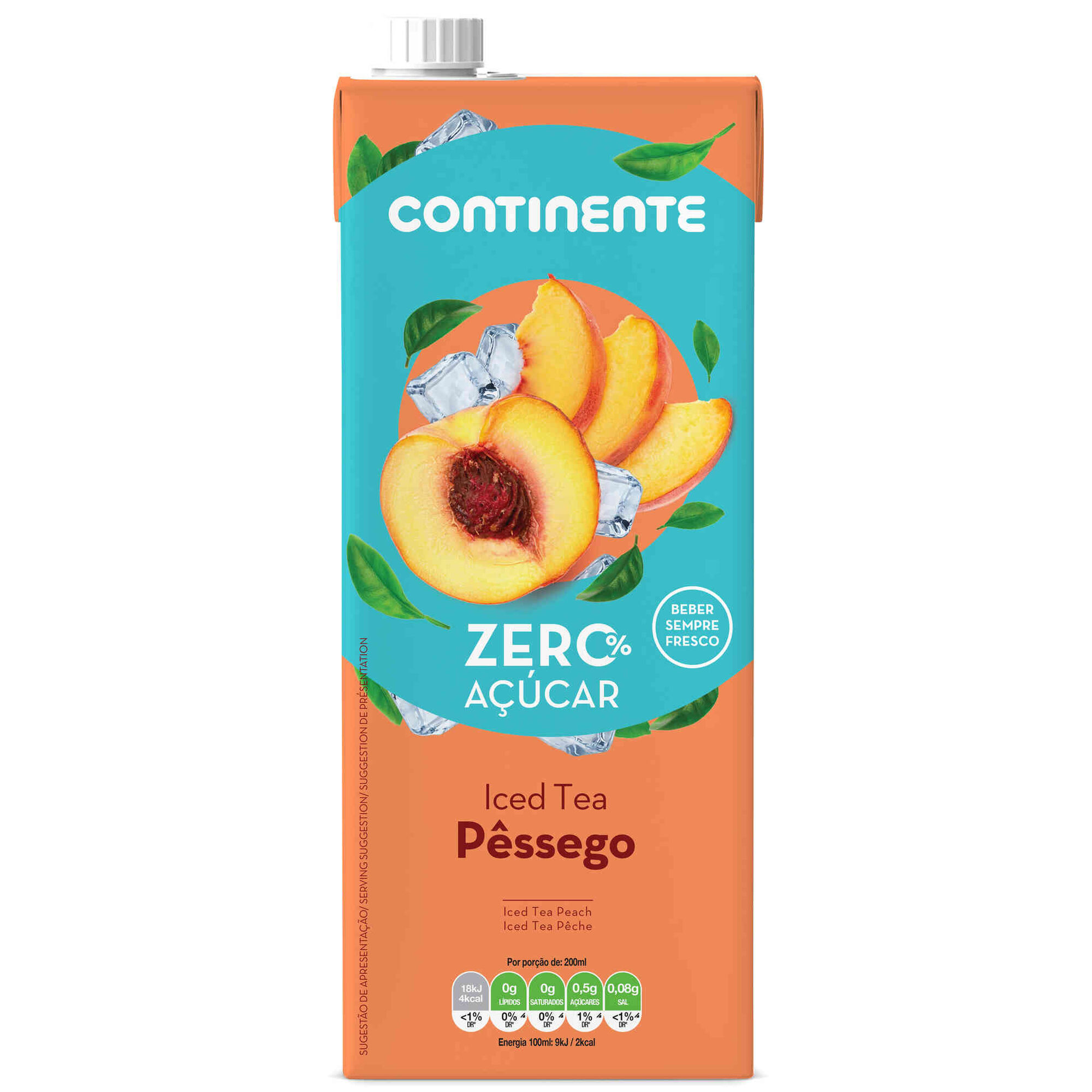 Ice Tea Pêssego sem Açúcar - Continente | Continente Online