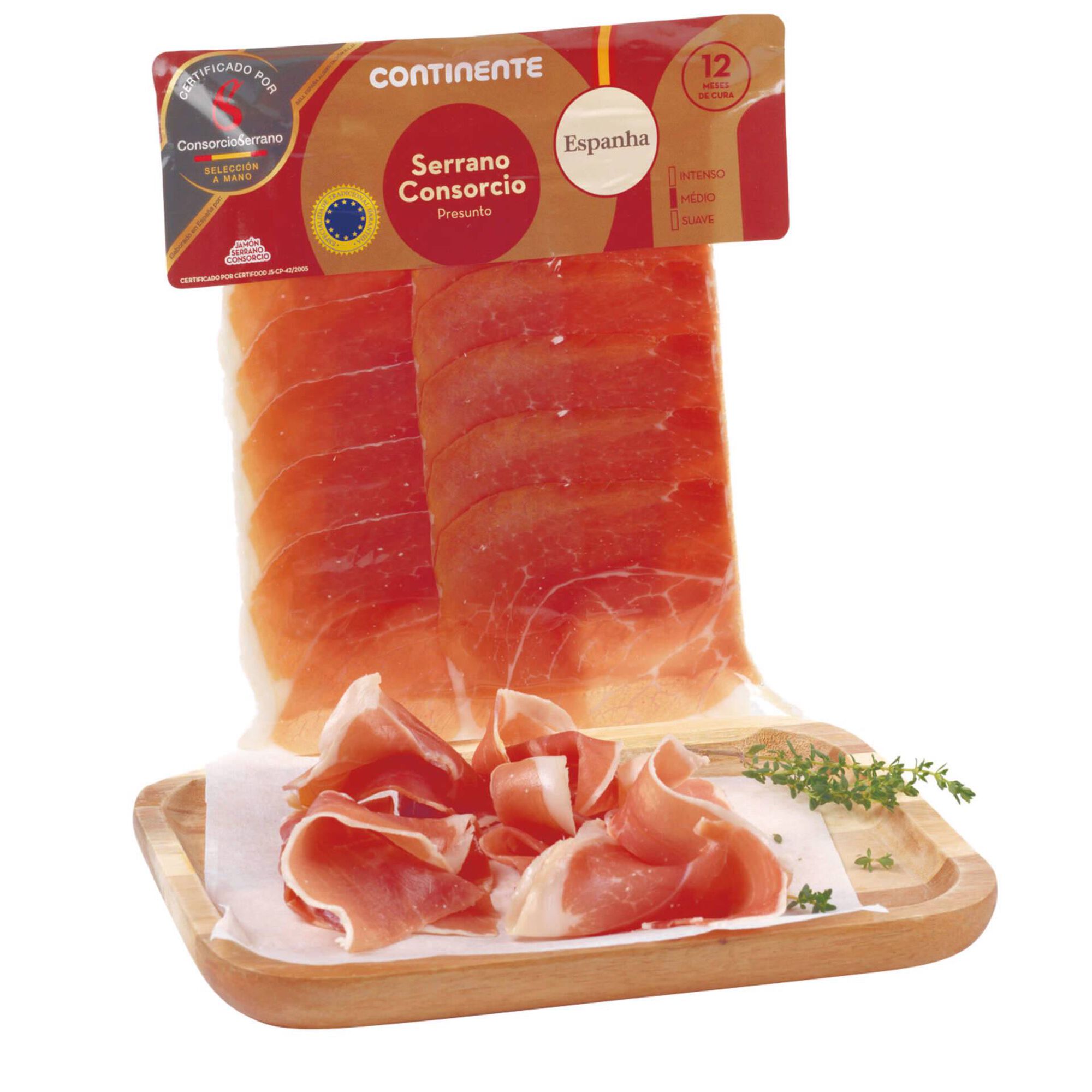 Presunto Serrano Fatiado 12 Meses de Cura emb. 110 gr - Continente ...