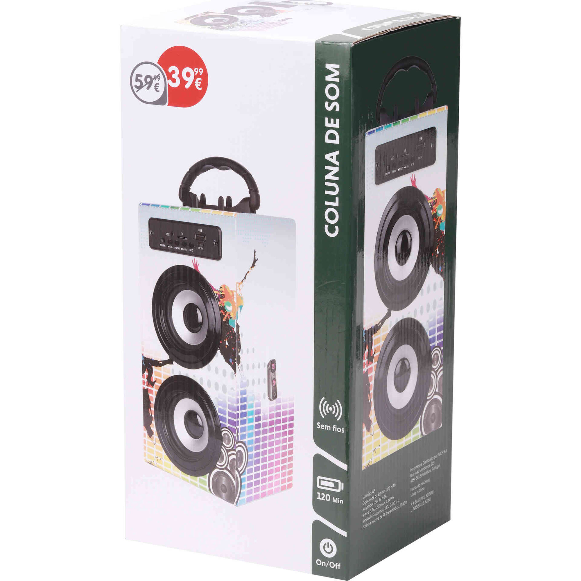 Coluna Party Grafitti Bazarão - emb. 1 un | Continente Online