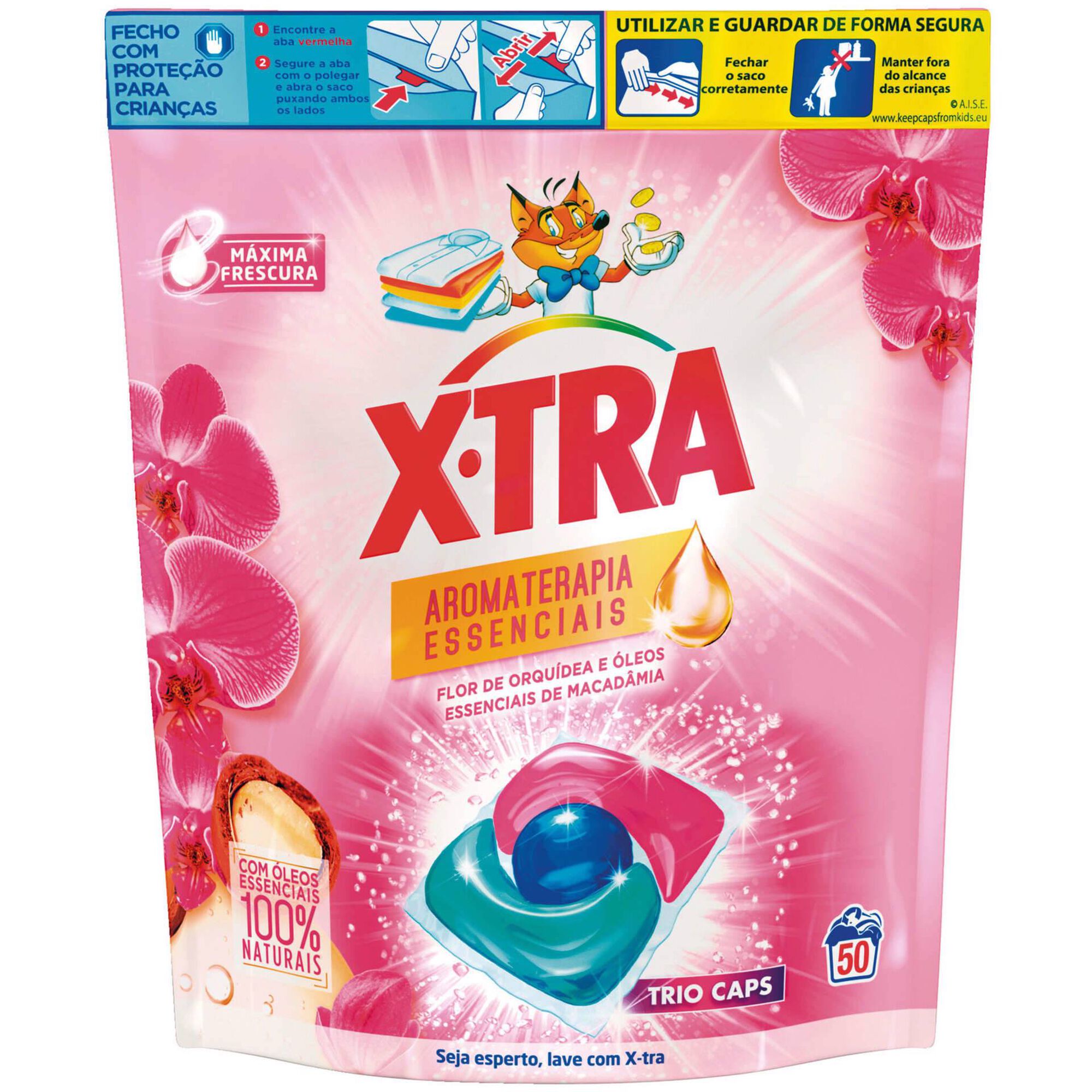 Detergente Máquina Roupa Cápsulas Aromatherapy