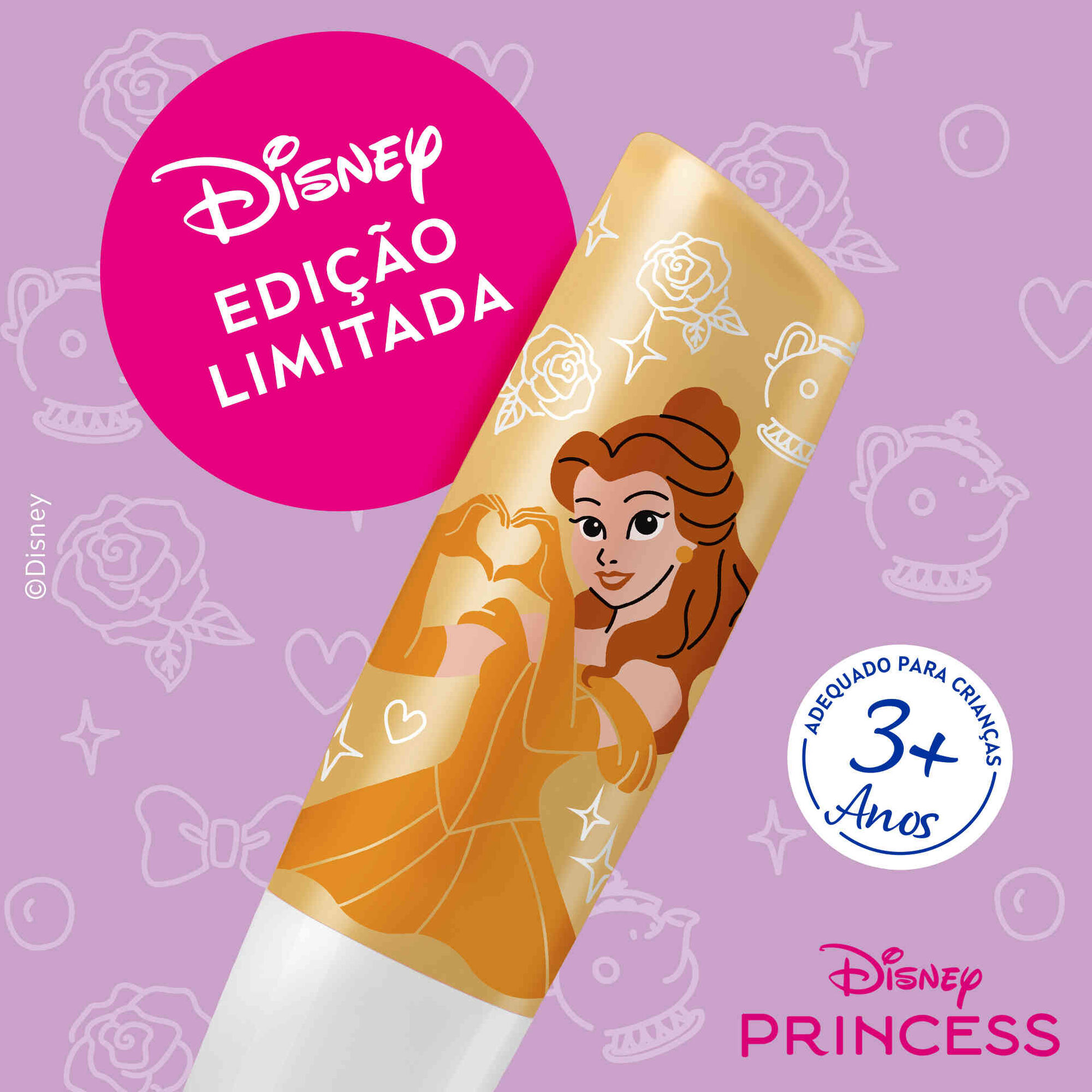 Batom Disney Princess Belle Labello - emb. 1 un | Continente Online