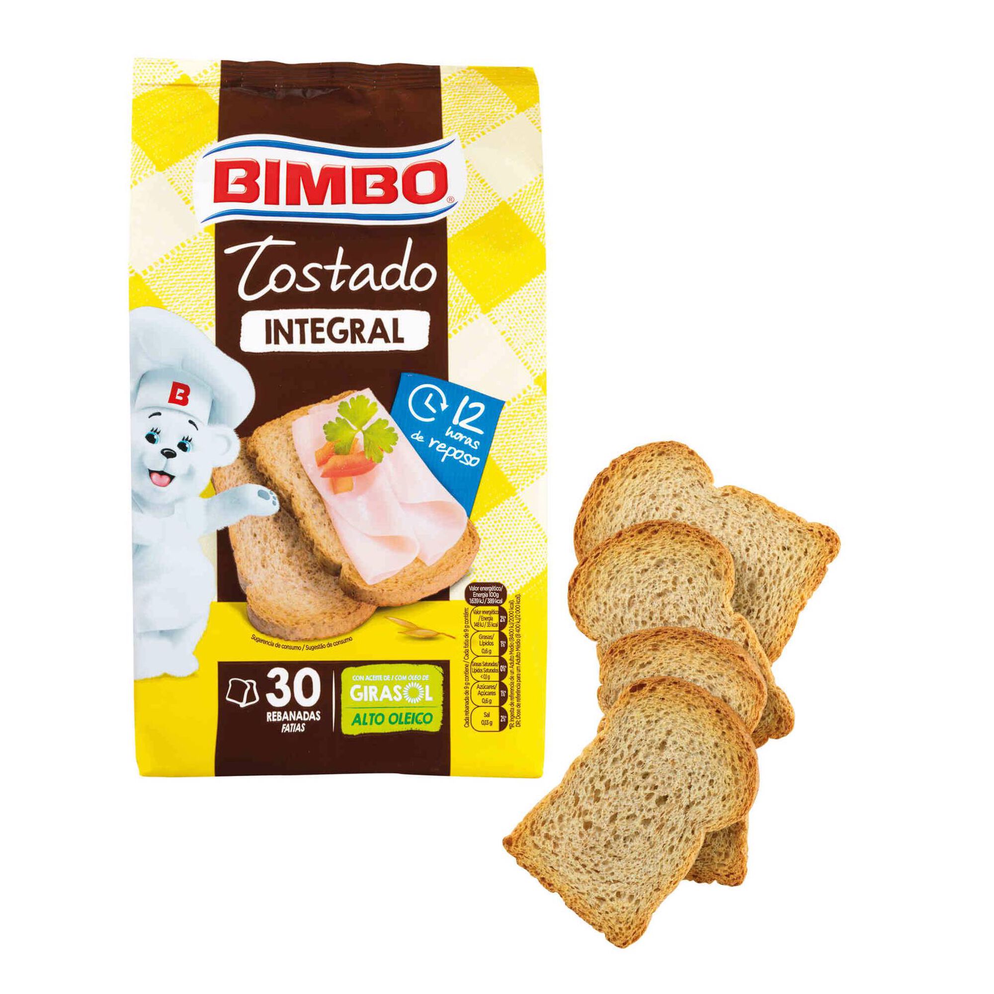 Tostas Integrais emb. 270 gr - Bimbo | Continente