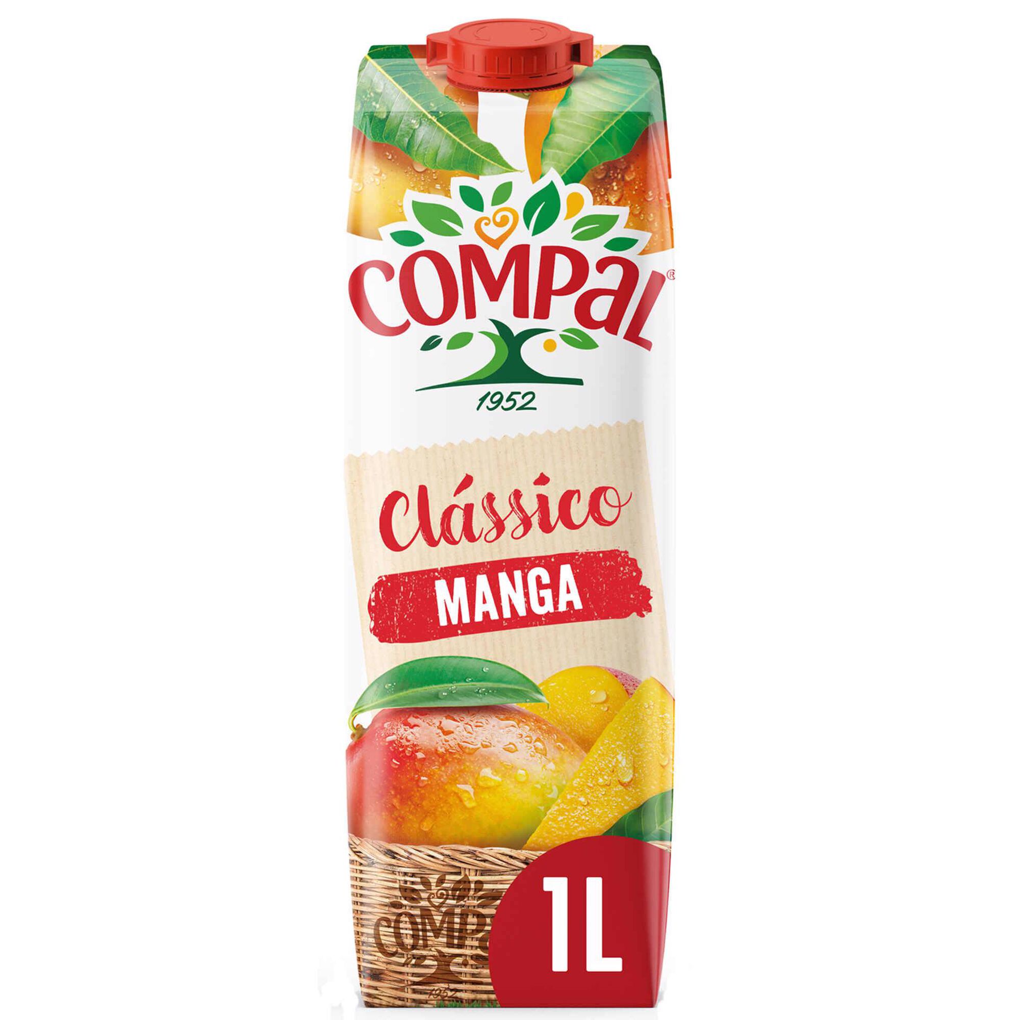 Néctar Manga emb. 1 lt - Compal Clássico | Continente