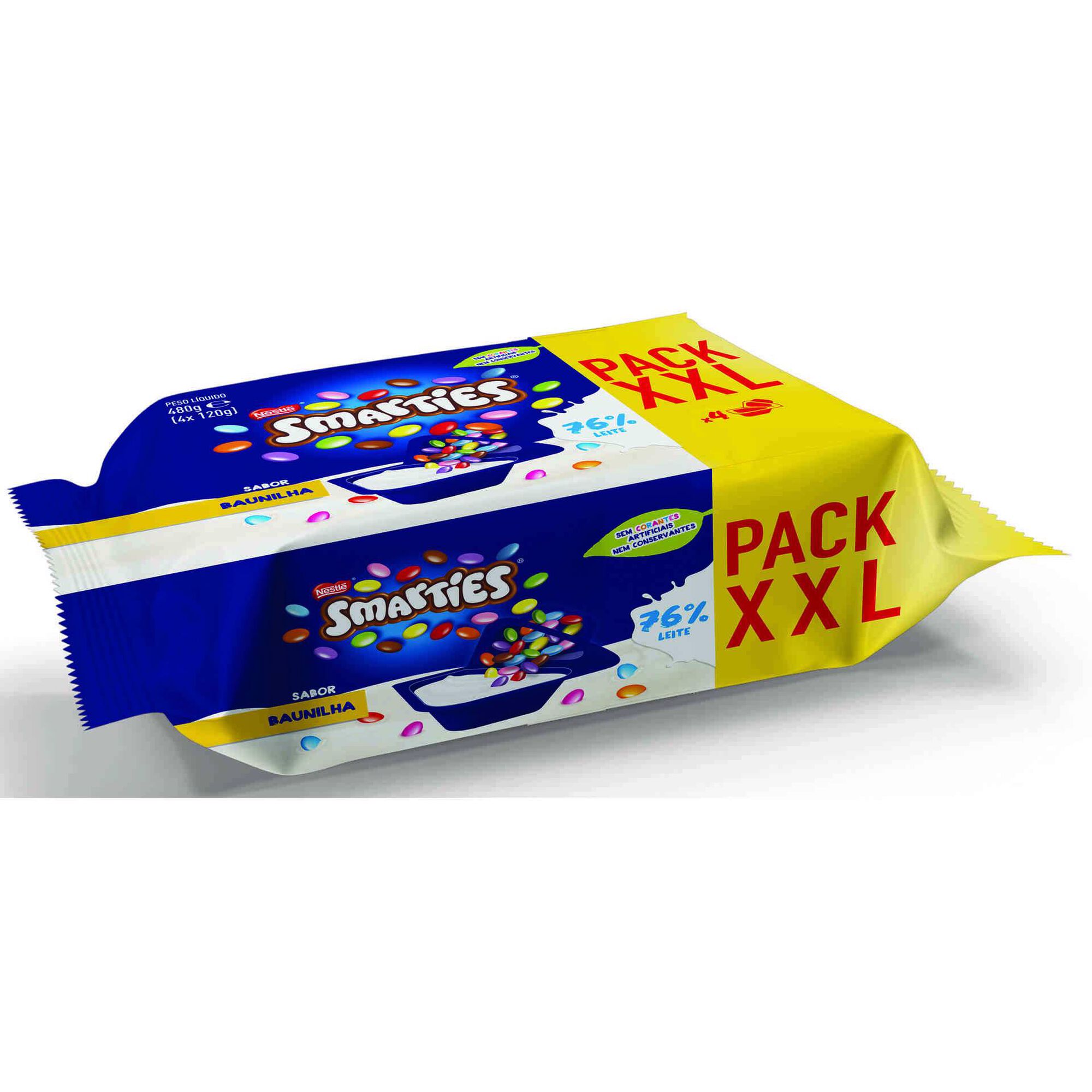 Iogurte Mix-In com Smarties Infantil Nestlé - emb. 480 gr (4 un ...