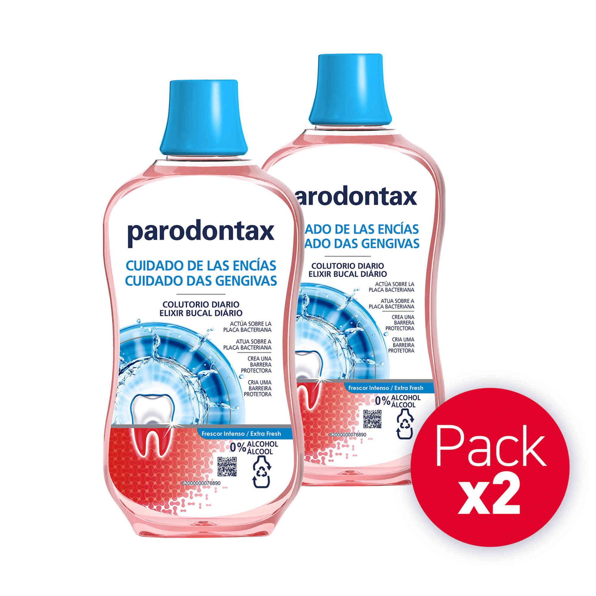 Elixir Bucal Gengivas Extra Fresh Parodontax - emb. 2 x 500 ml ...