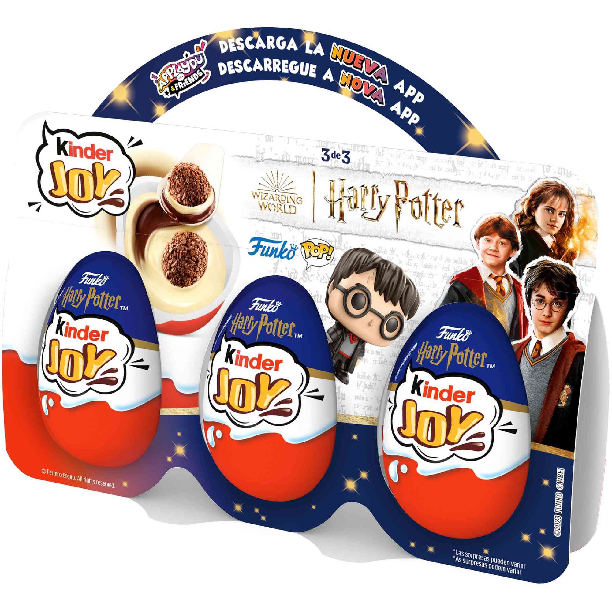 Ovo de Chocolate de Leite com Surpresa Kinder Joy | Continente Online
