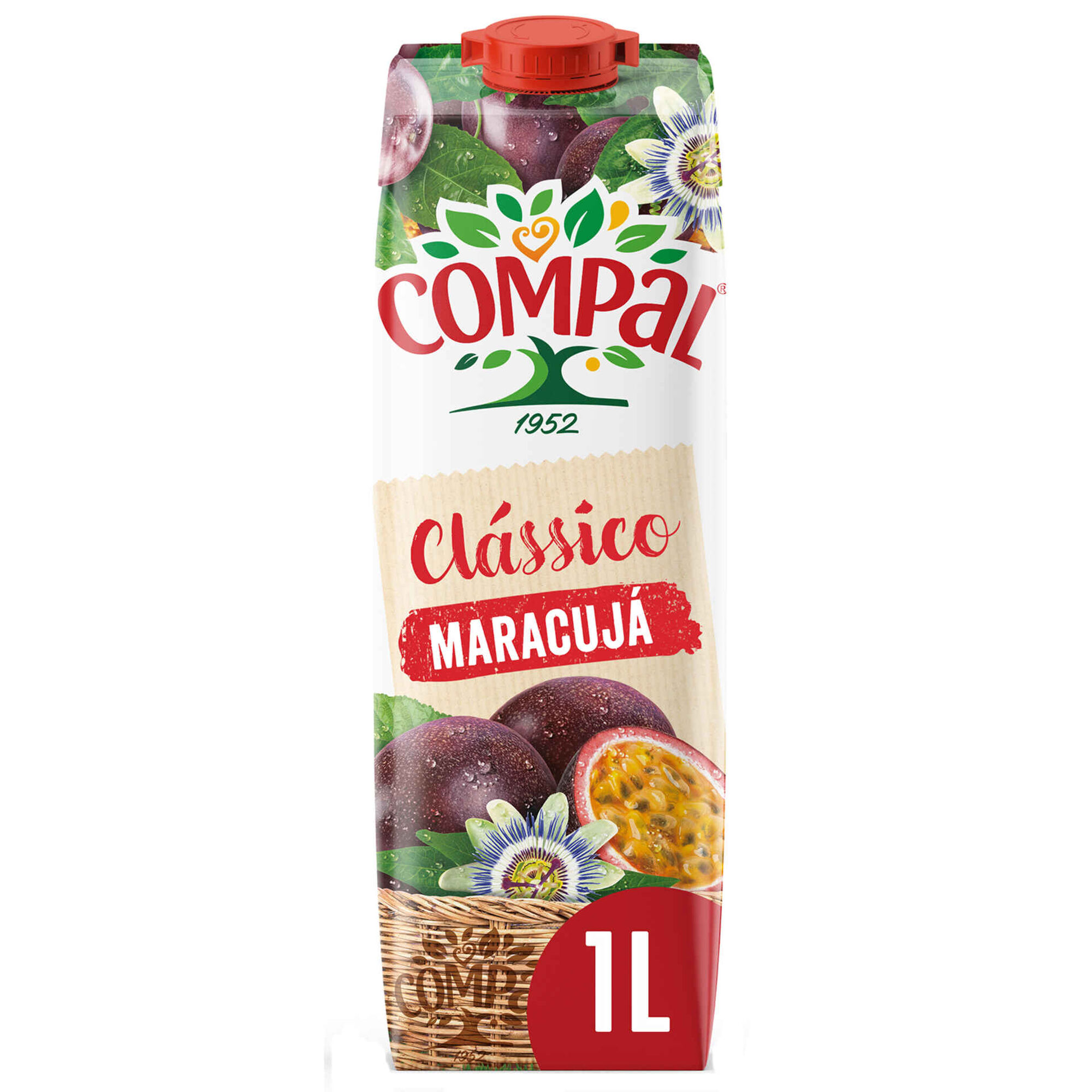Néctar Maracujá emb. 1 lt - Compal Clássico | Continente