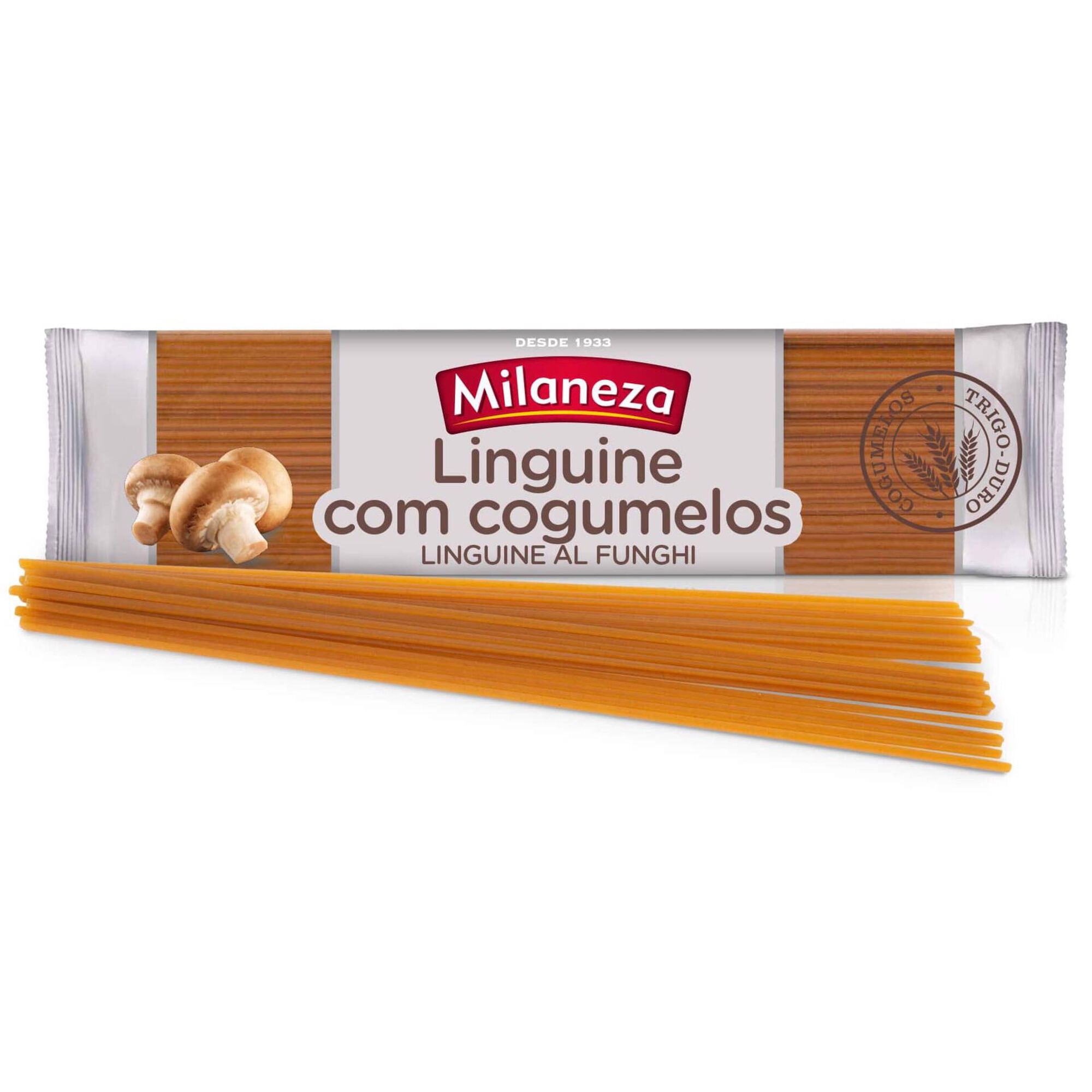 Massa Linguine com Cogumelos - emb. 500 gr - Milaneza | Continente Online
