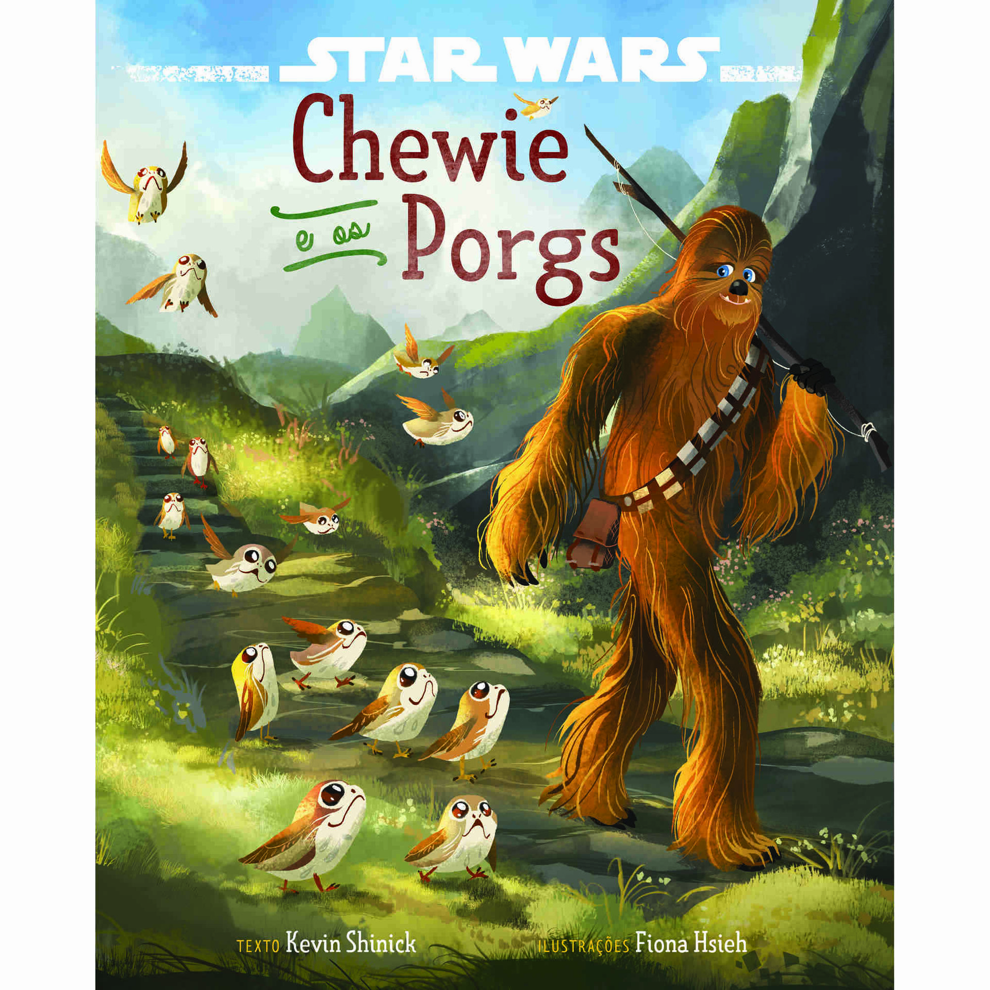 Star Wars - Chewie e os Porgs de Kevin Shinick | Continente Online
