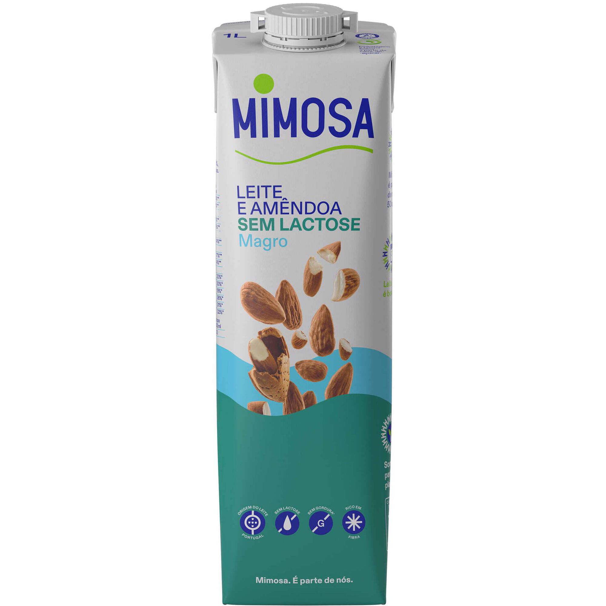 Leite Magro com Amêndoa sem Lactose emb. 1 lt - Mimosa | Continente