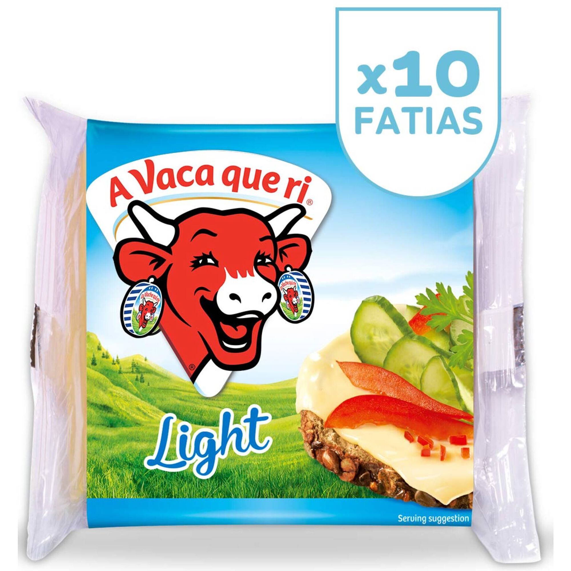 Queijo Fundido Light Fatiado - A Vaca que Ri | Continente Online
