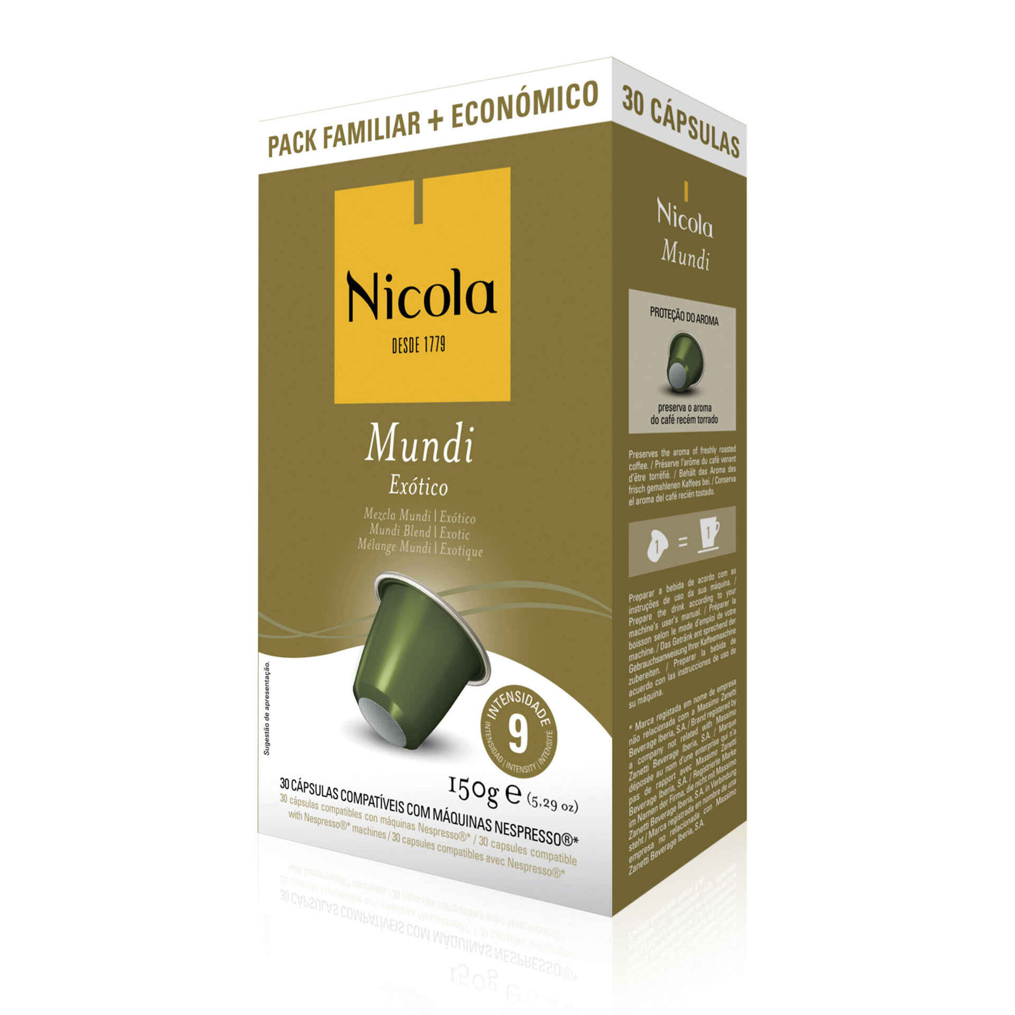 Cápsulas de Café Mundi Int 9 Nicola - emb. 30 un | Continente Online