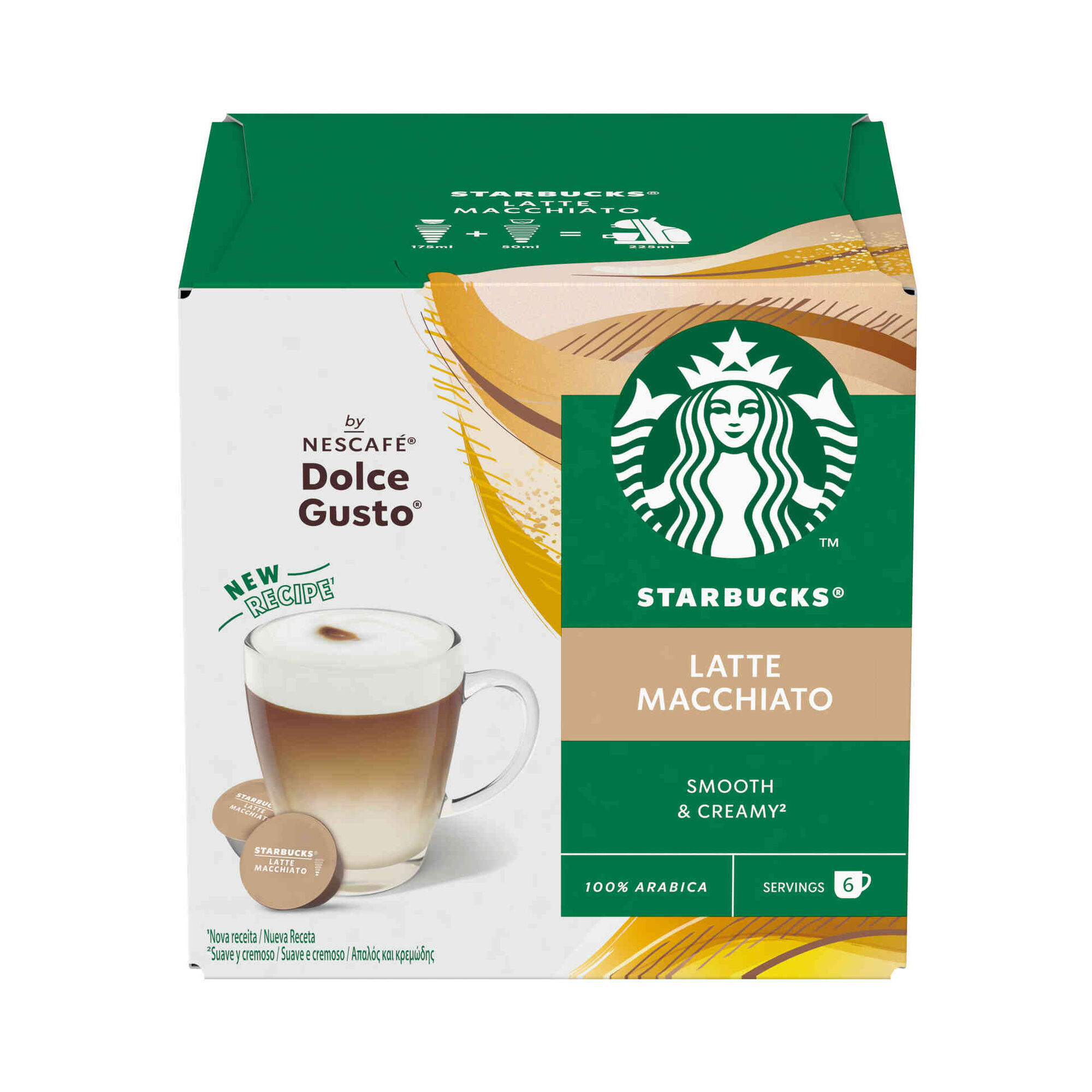Cápsulas de Café Latte Macchiato Starbucks - emb. 12 un | Continente Online