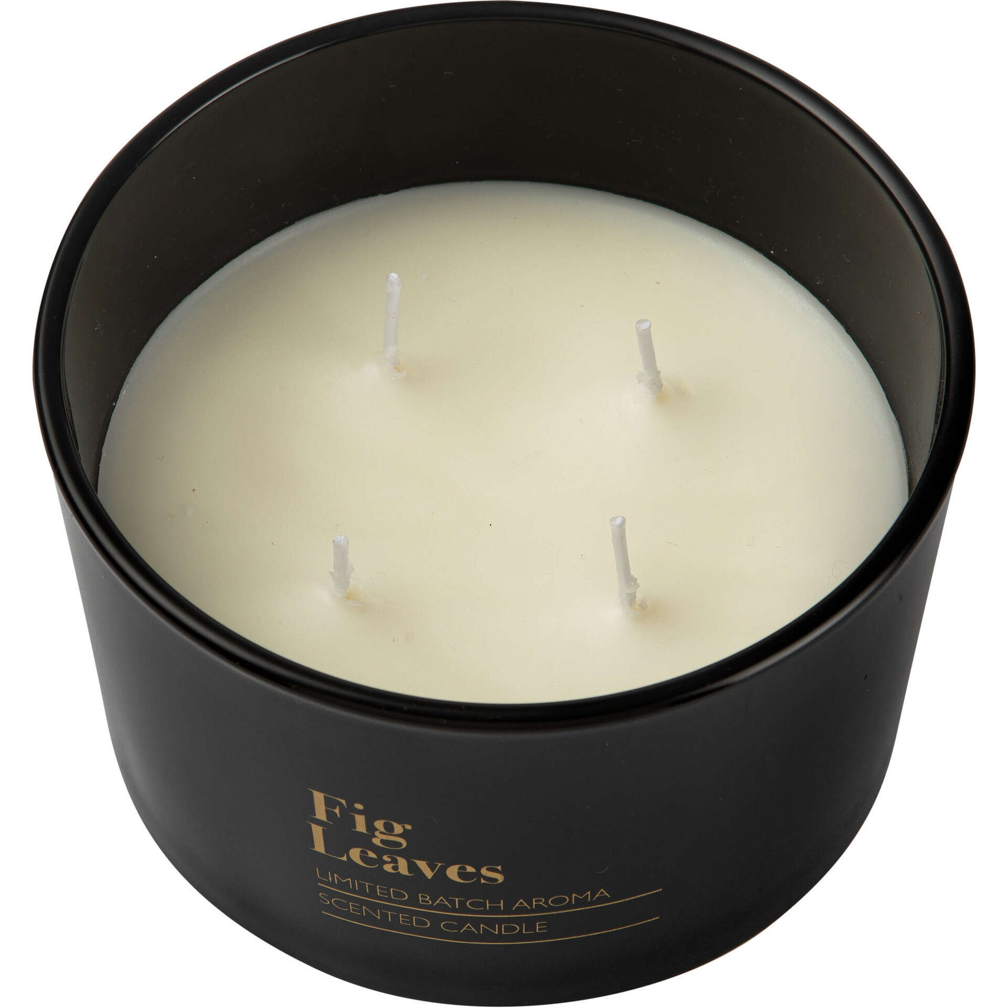 Vela em Copo 4 Pavios Preta Kasa - 1 un | Continente Online