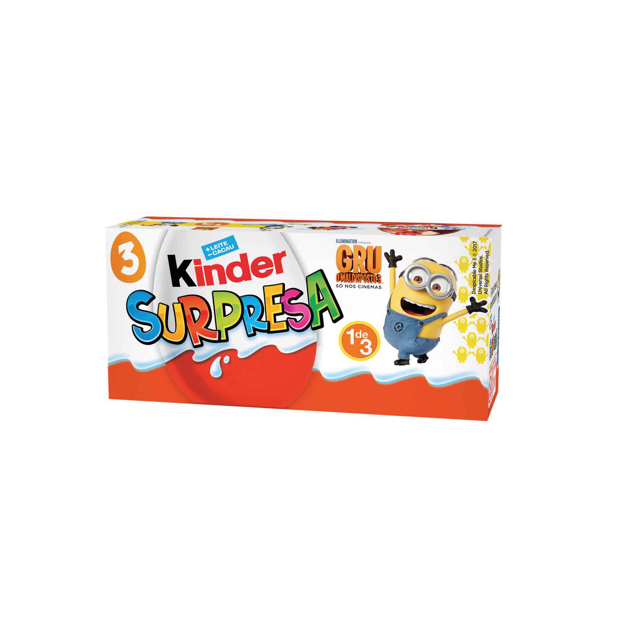 Ovo de Chocolate de Leite Kinder Surpresa | Continente Online