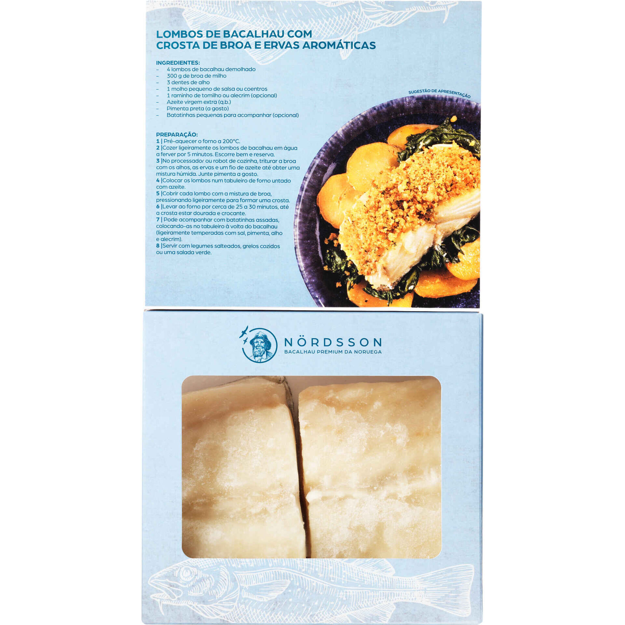 Lombos de Bacalhau Nördsson Congelado Continente | Continente Online