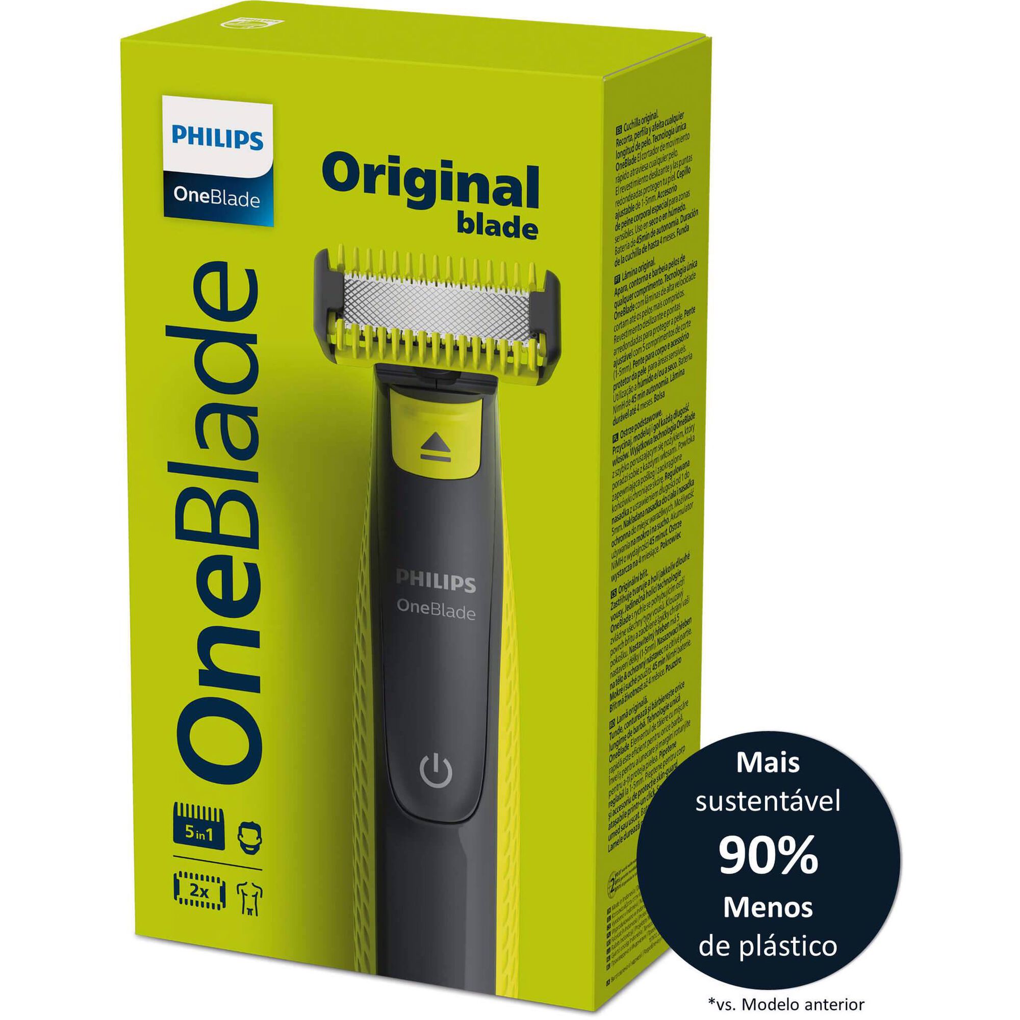 Máquina de Barbear One Blade QP2821/20 - emb. 1 un - Philips ...