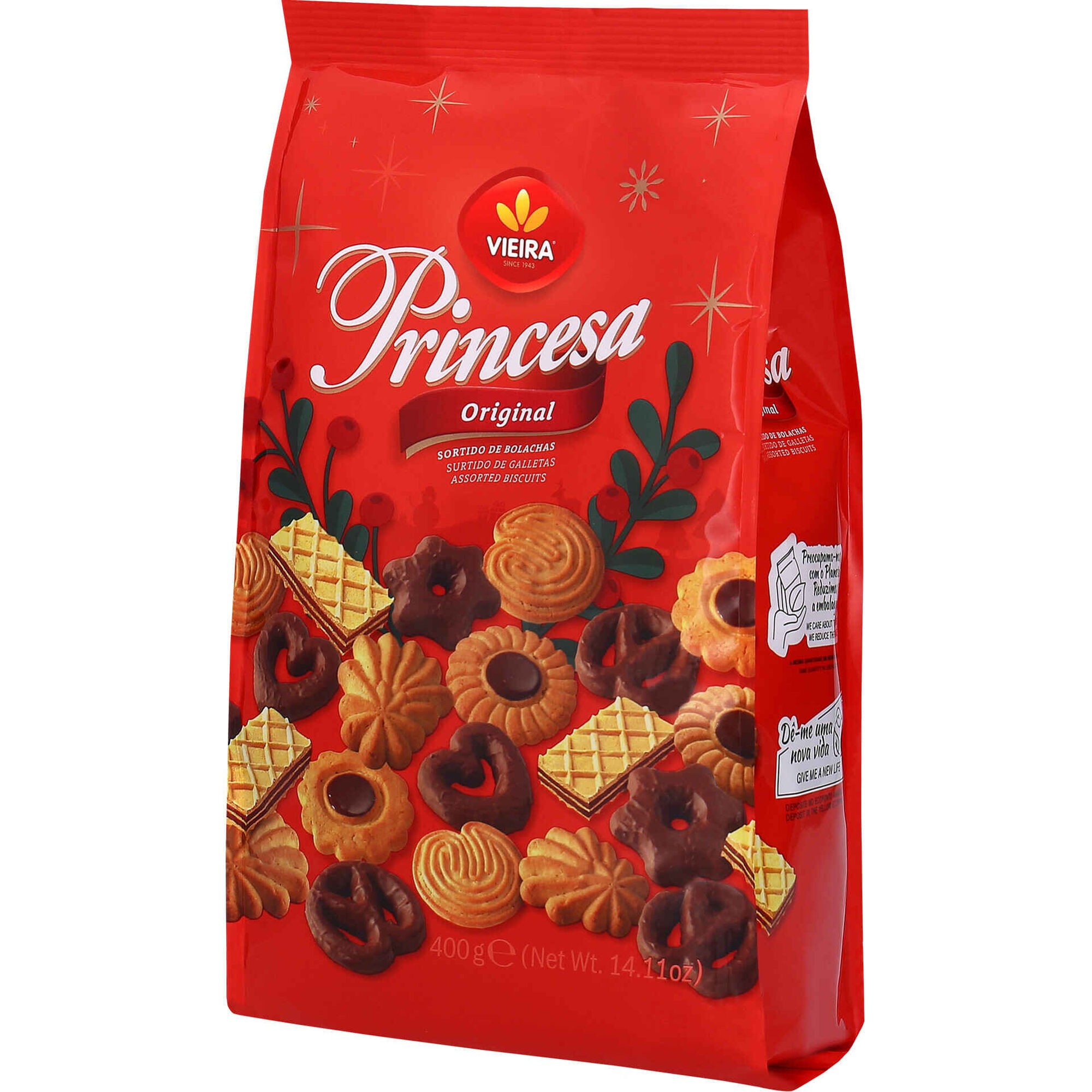 Sortido de Bolachas Princesa Vieira - emb. 400 gr | Continente Online