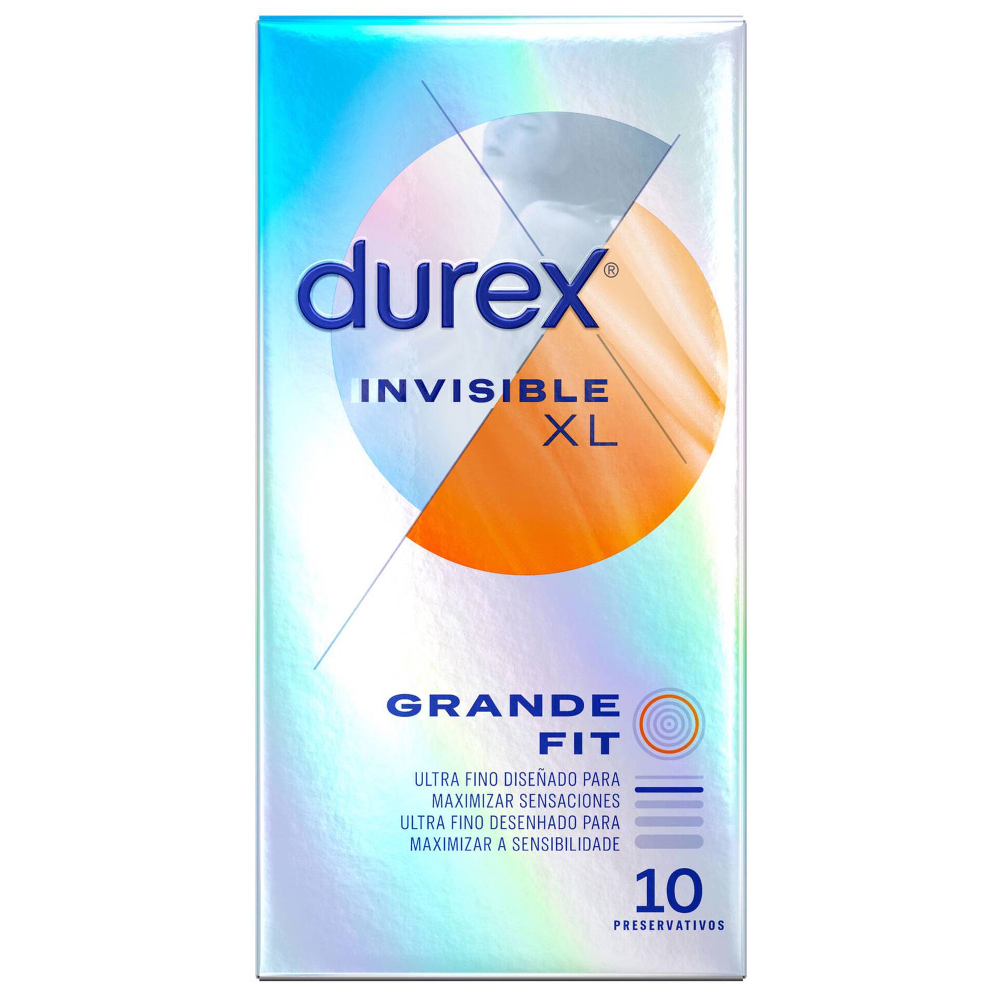Preservativos Invisible XL emb. 10 un - Durex | Continente