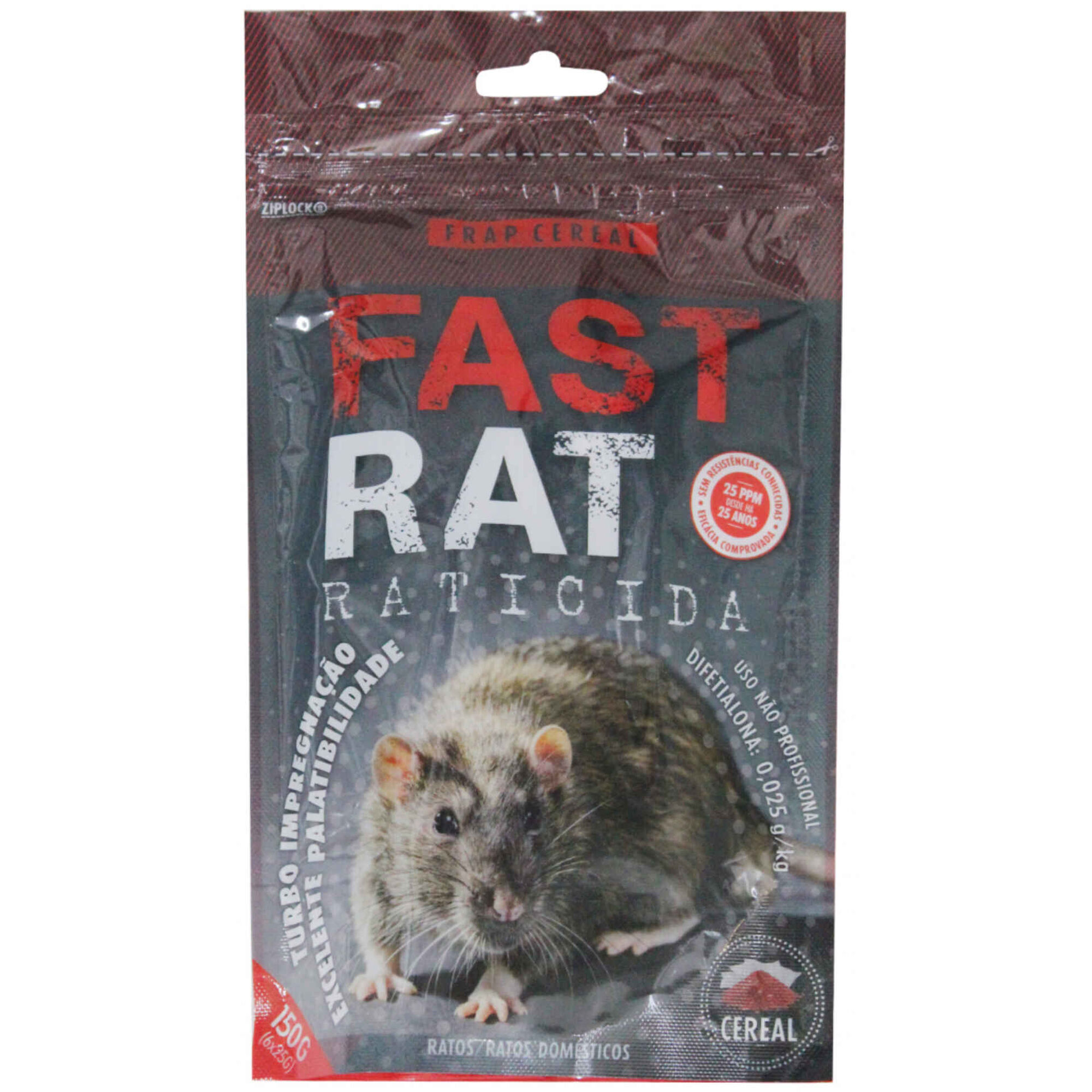 Raticida Fast Rat Cereal KB - emb. 6 x 25 gr | Continente Online