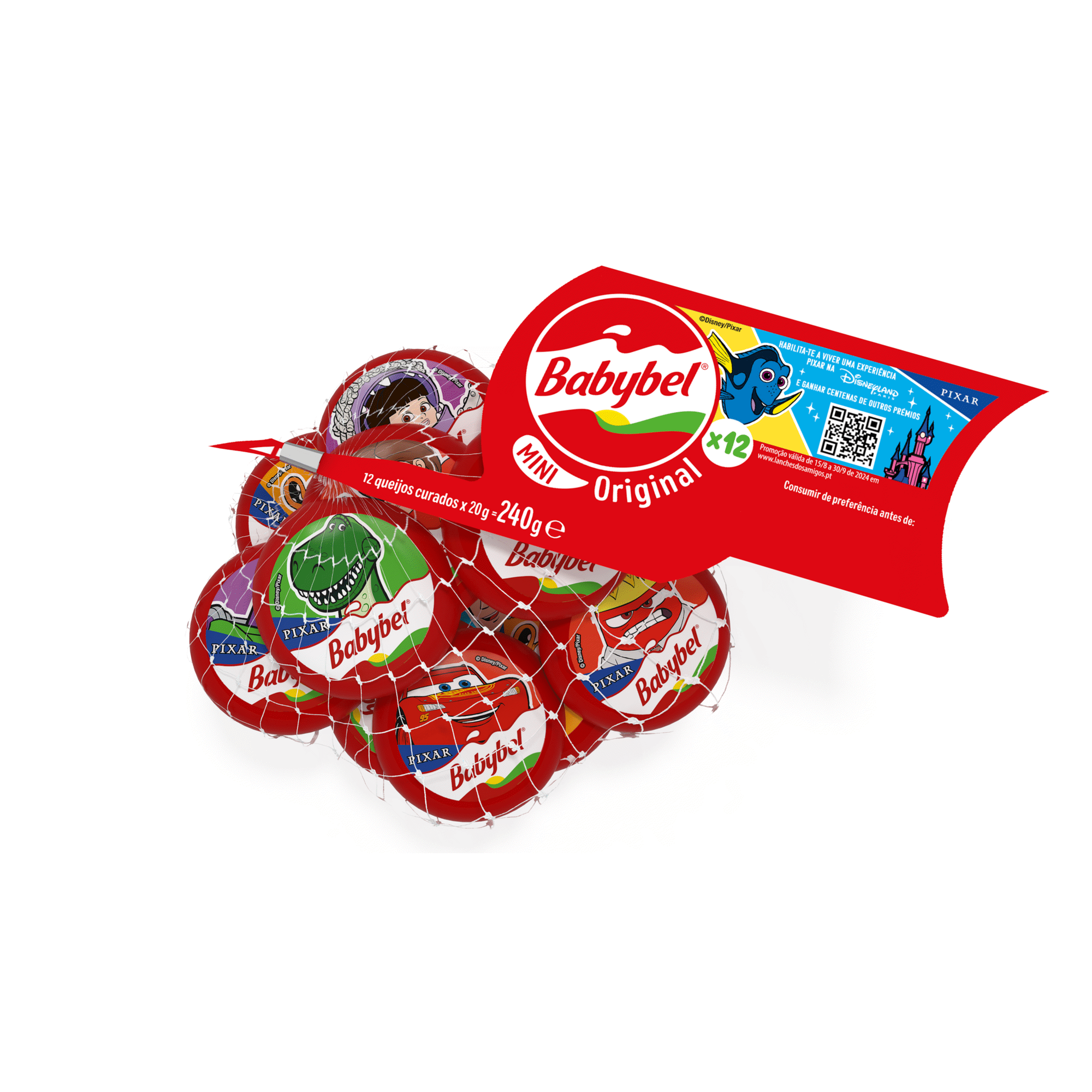 Queijo Mini Babybel - 12 un x 20 gr (240 gr) | Continente Online