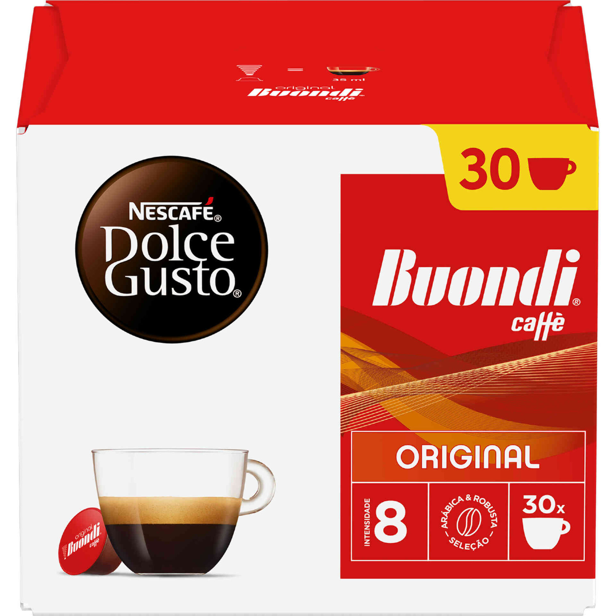 Cápsulas de Café Buondi Int 8 Nescafé Dolce Gusto - emb. 30 un ...