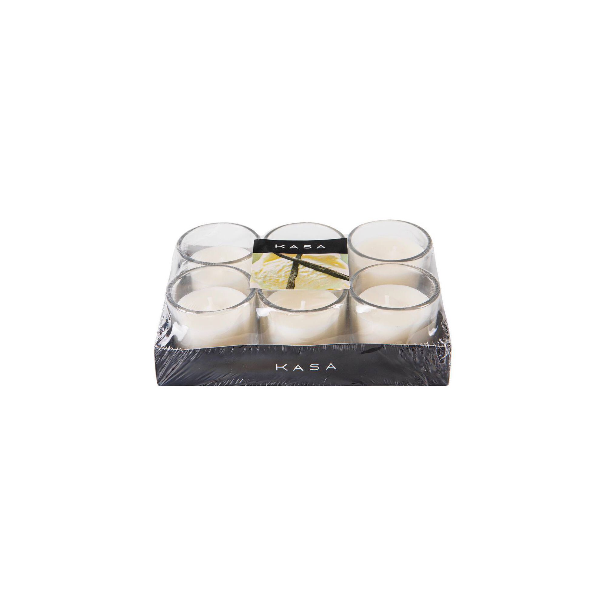 Conjunto 6 Velas em Copo Kasa - 1 un | Continente Online