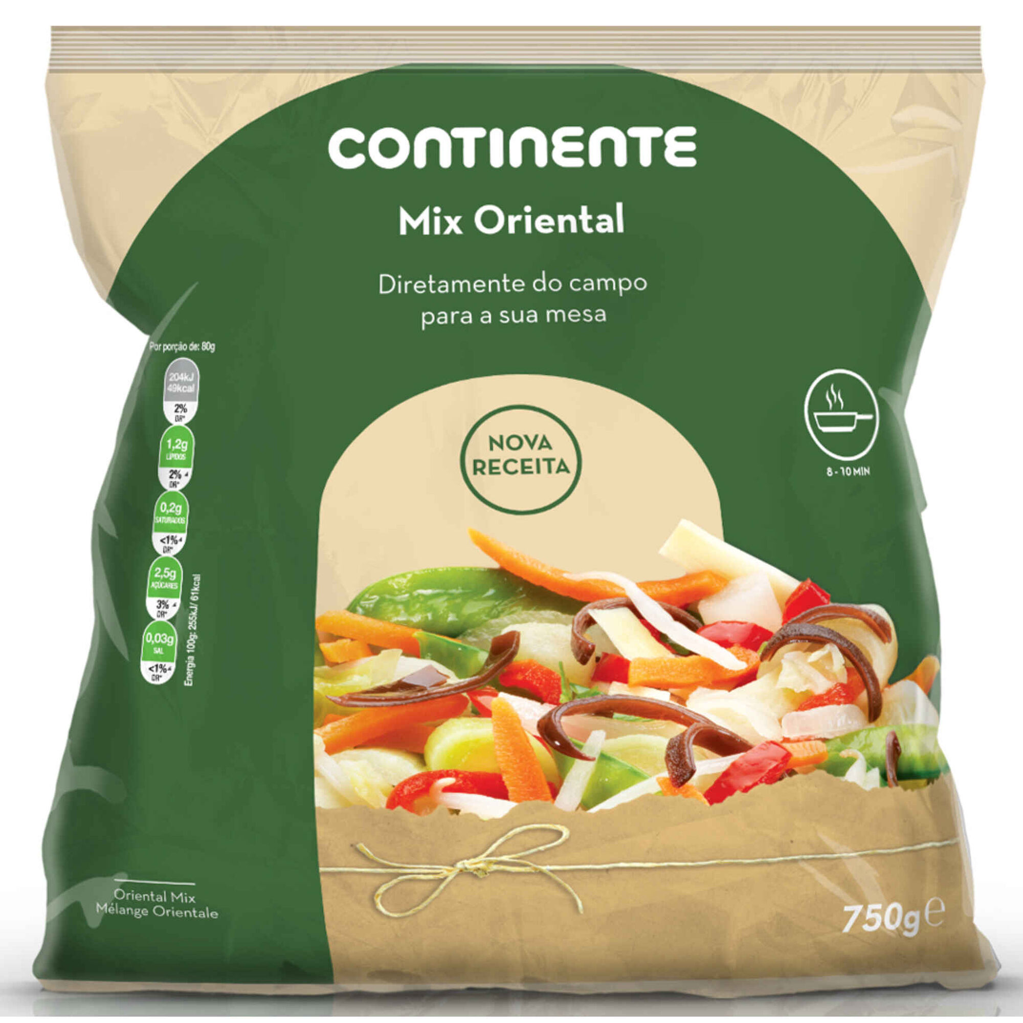Mistura de Legumes Orientais - emb. 750 gr - Continente | Continente Online