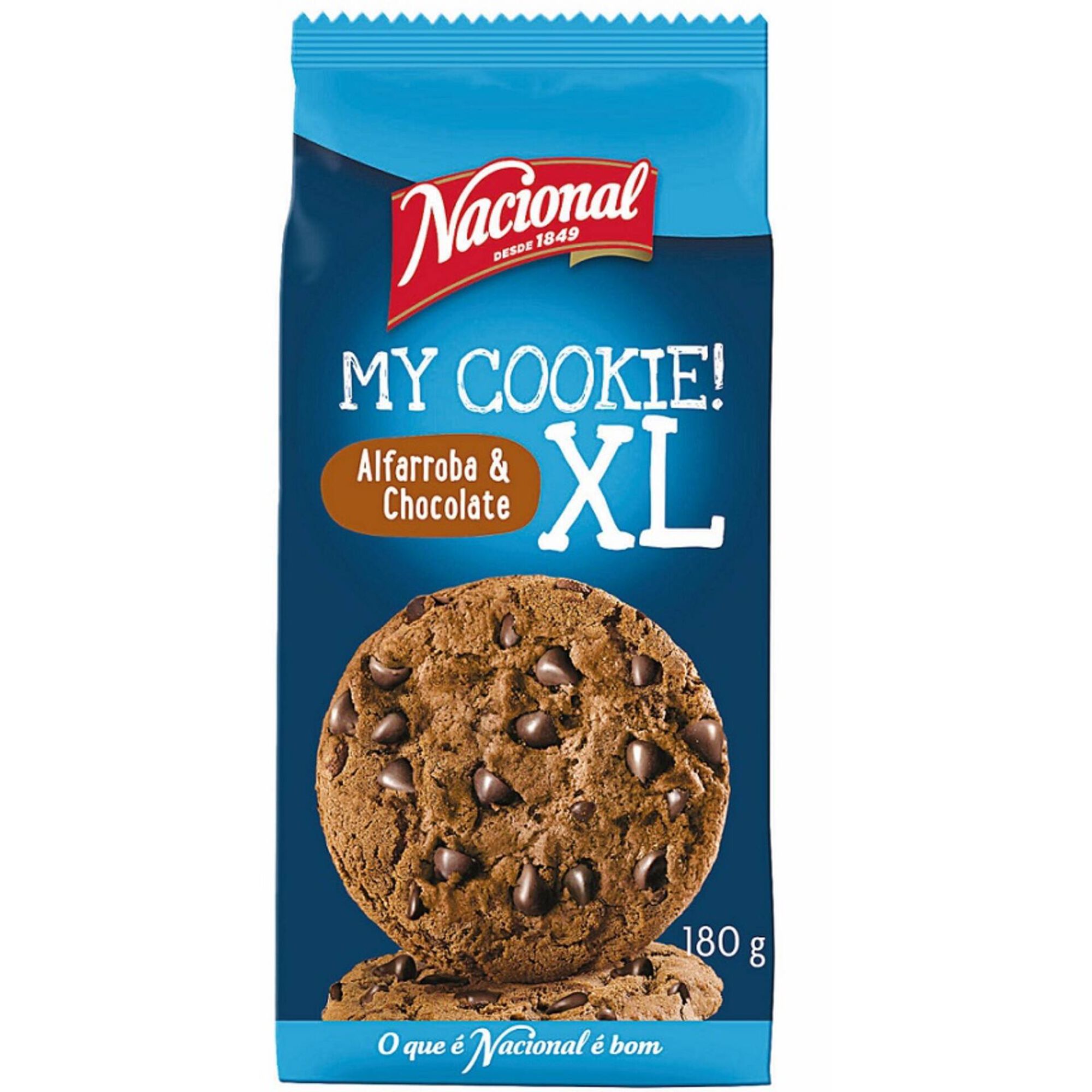 Bolachas Cookie XL Alfarroba e Chocolate Nacional - emb. 180 gr ...