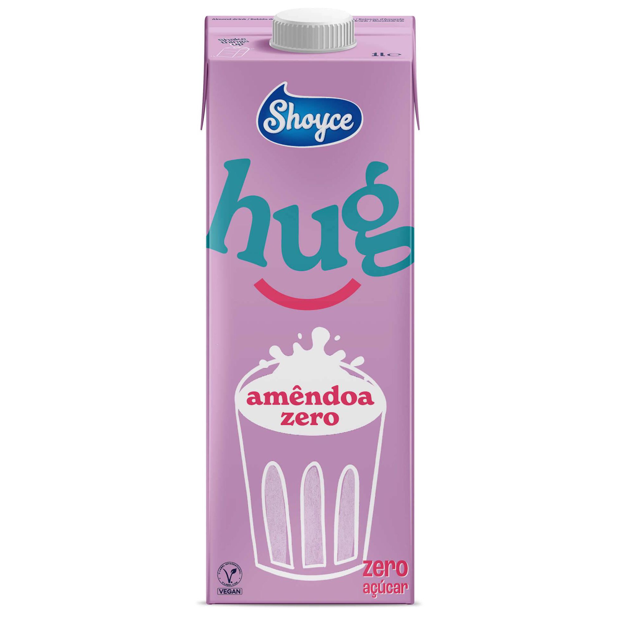 Bebida Vegetal De Amêndoa Sem Açúcar Shoyce Hug Emb 1 Lt