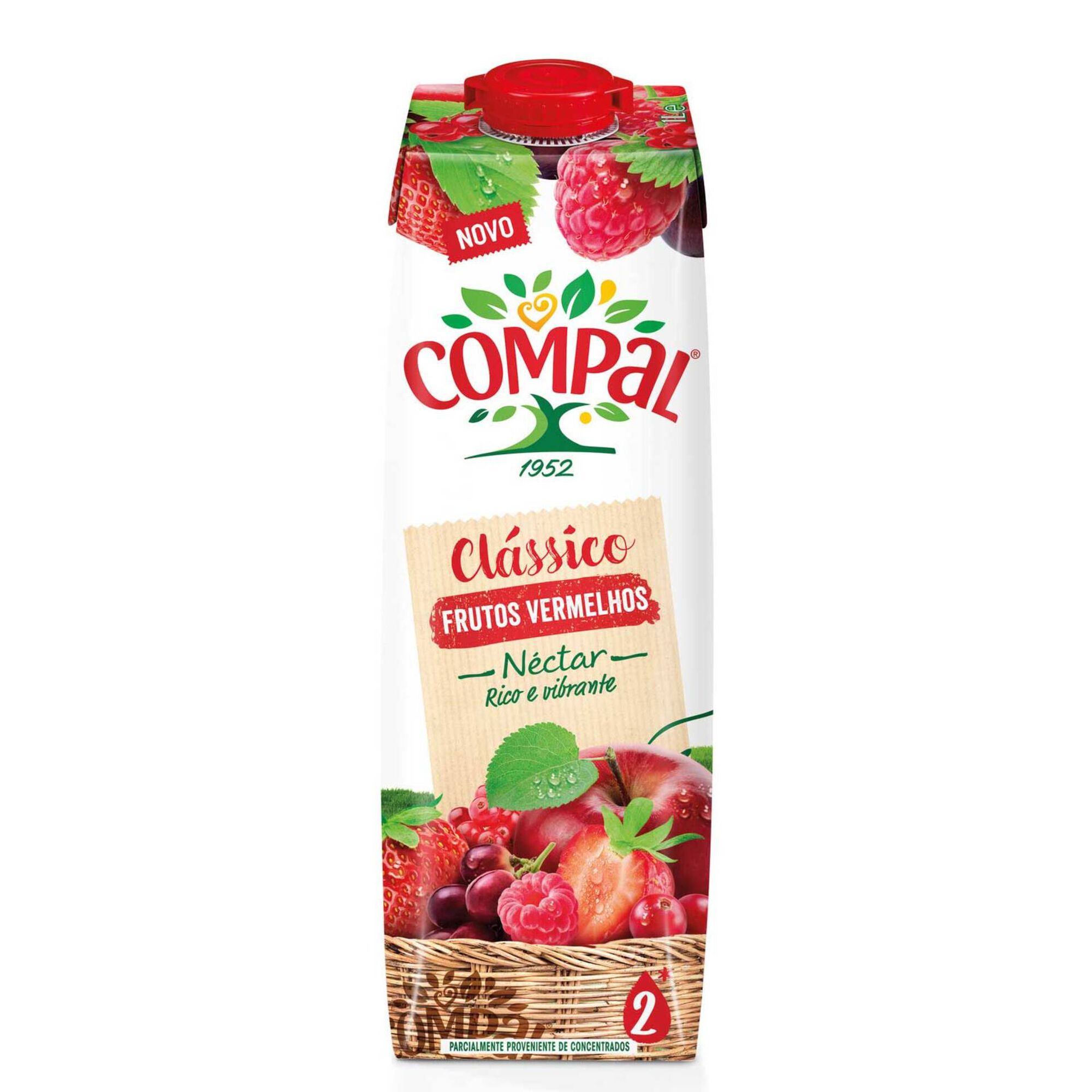 Néctar Frutos Vermelhos - Compal Clássico | Continente Online
