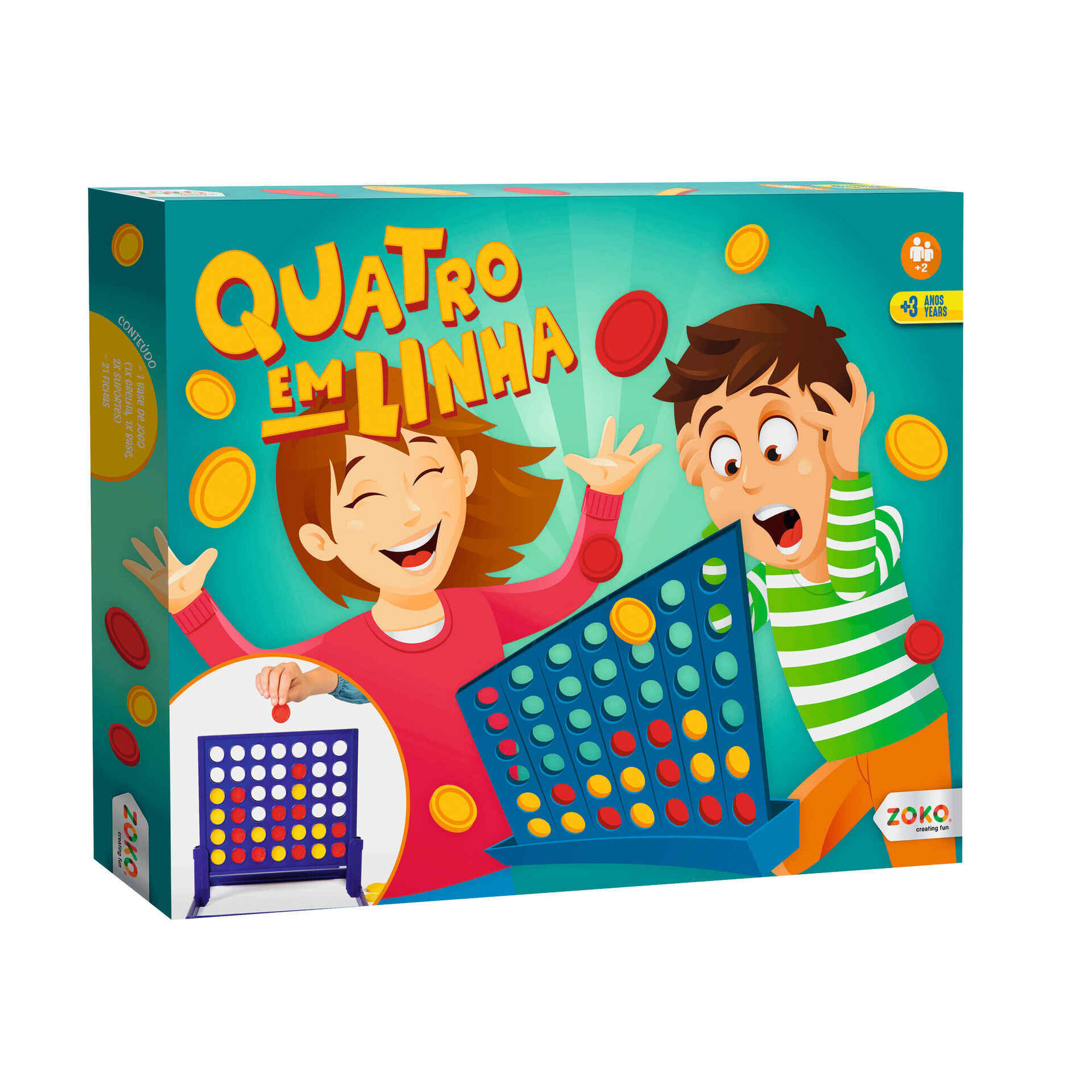 Quatro em Linha Zoko | Continente Online