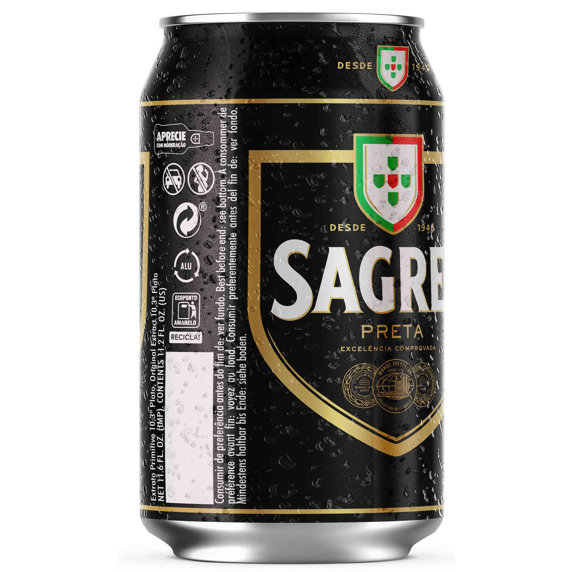 Cerveja com Álcool Preta emb. 33 cl - Sagres | Continente
