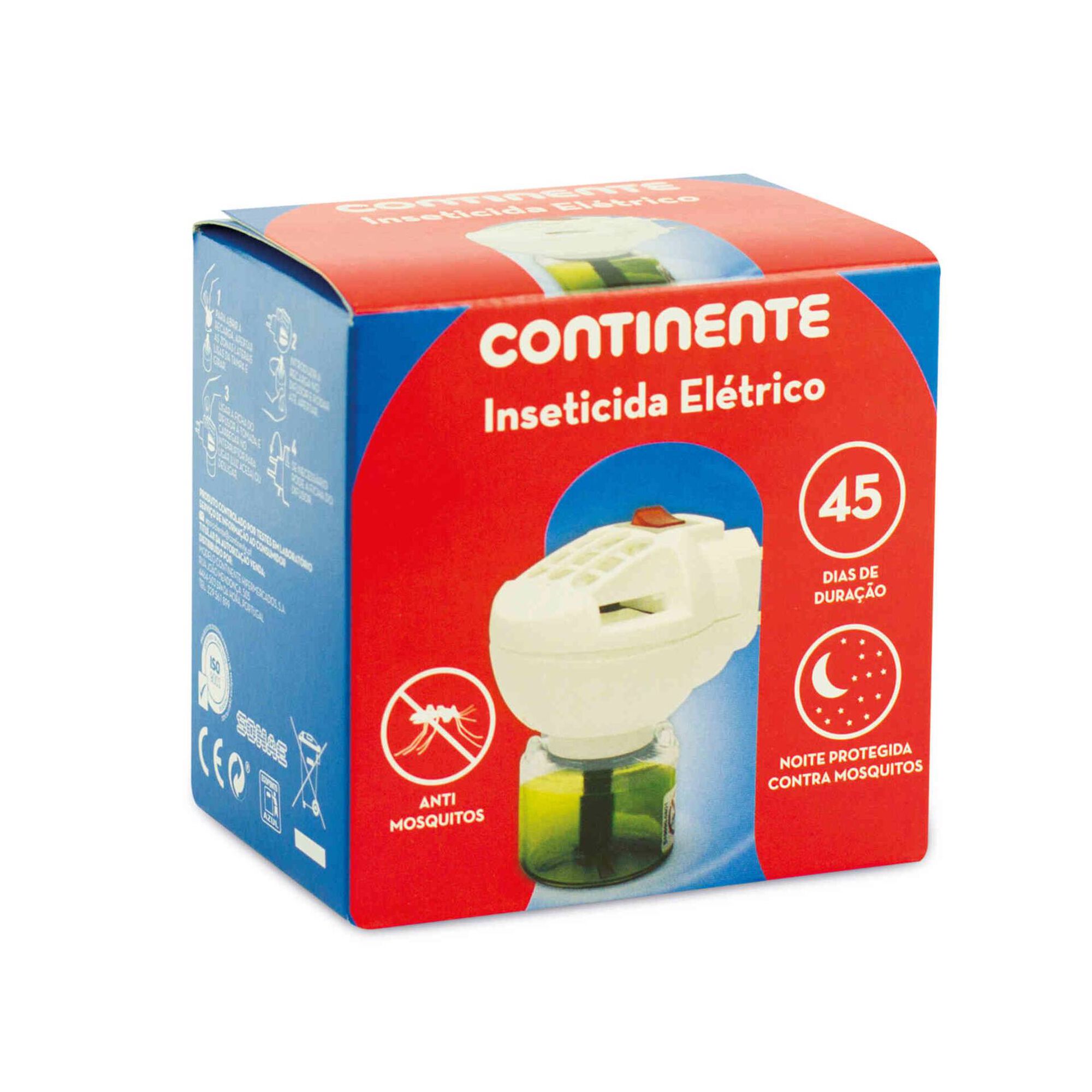 Inseticida Elétrico Melgas e Mosquitos + Recarga Continente - 45 Noites ...