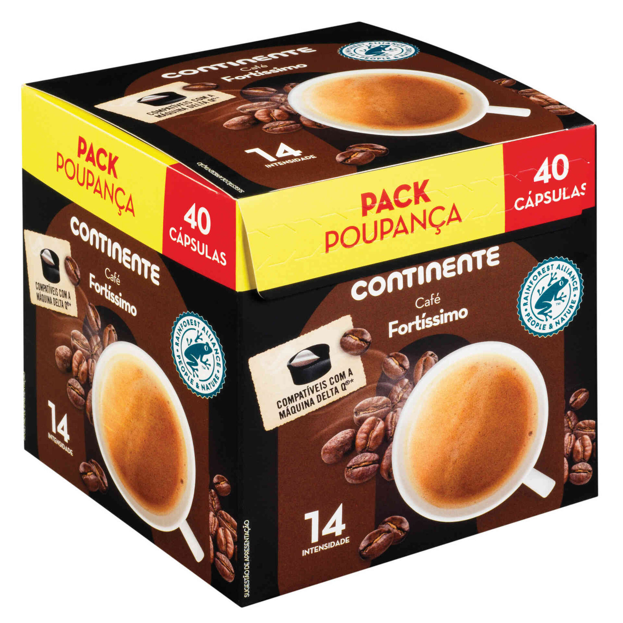 Cápsulas de Café Fortíssimo Int 14 emb. 40 un - Continente | Continente