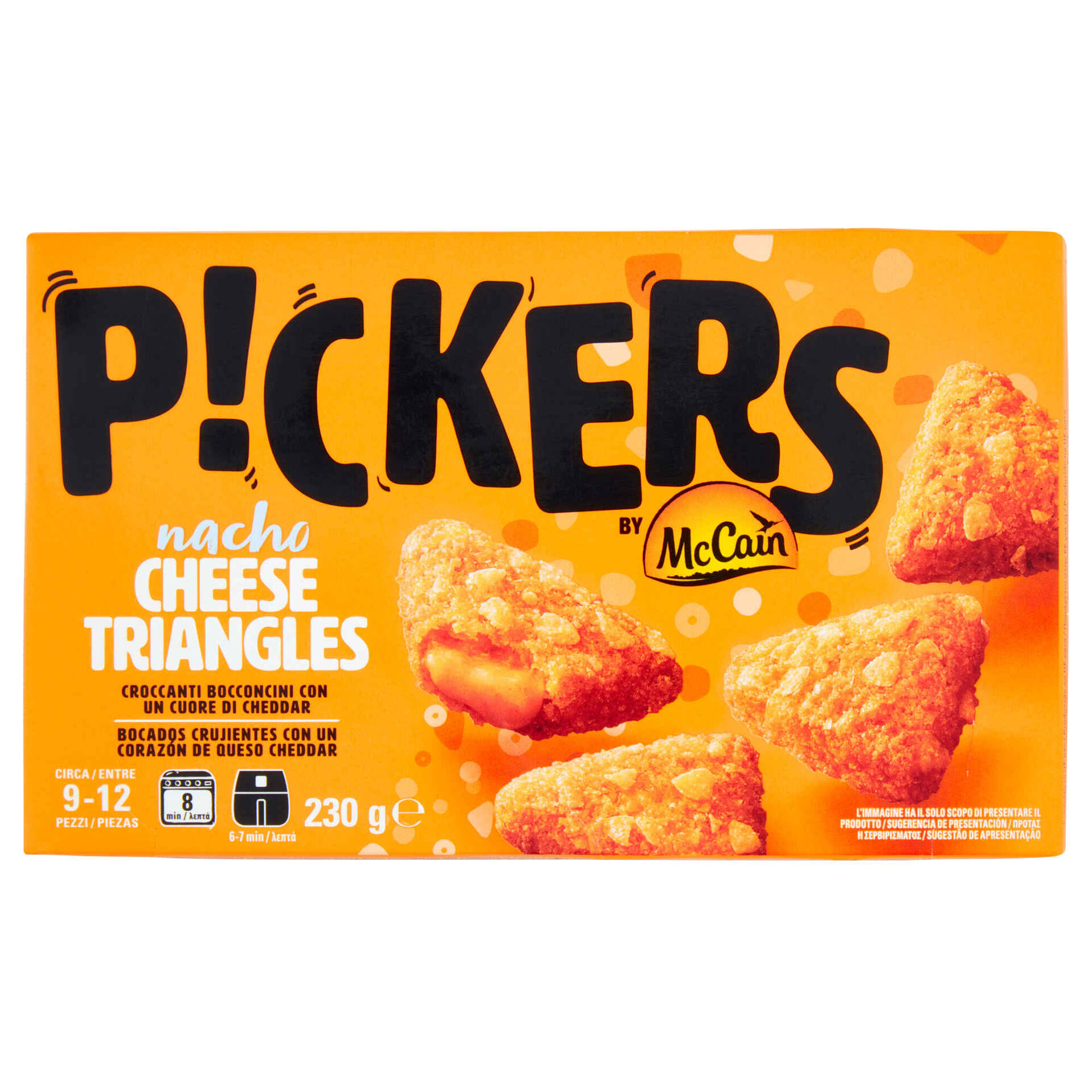 Nachos Queijo Triângulos Pickers McCain - emb. 230 gr (9 a 12 un ...