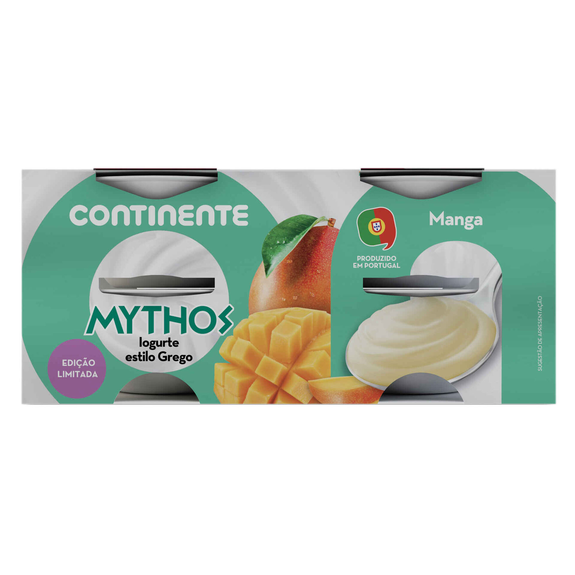 Iogurte Grego Mythos Manga Continente - emb. 460 gr (4 un) | Continente Online