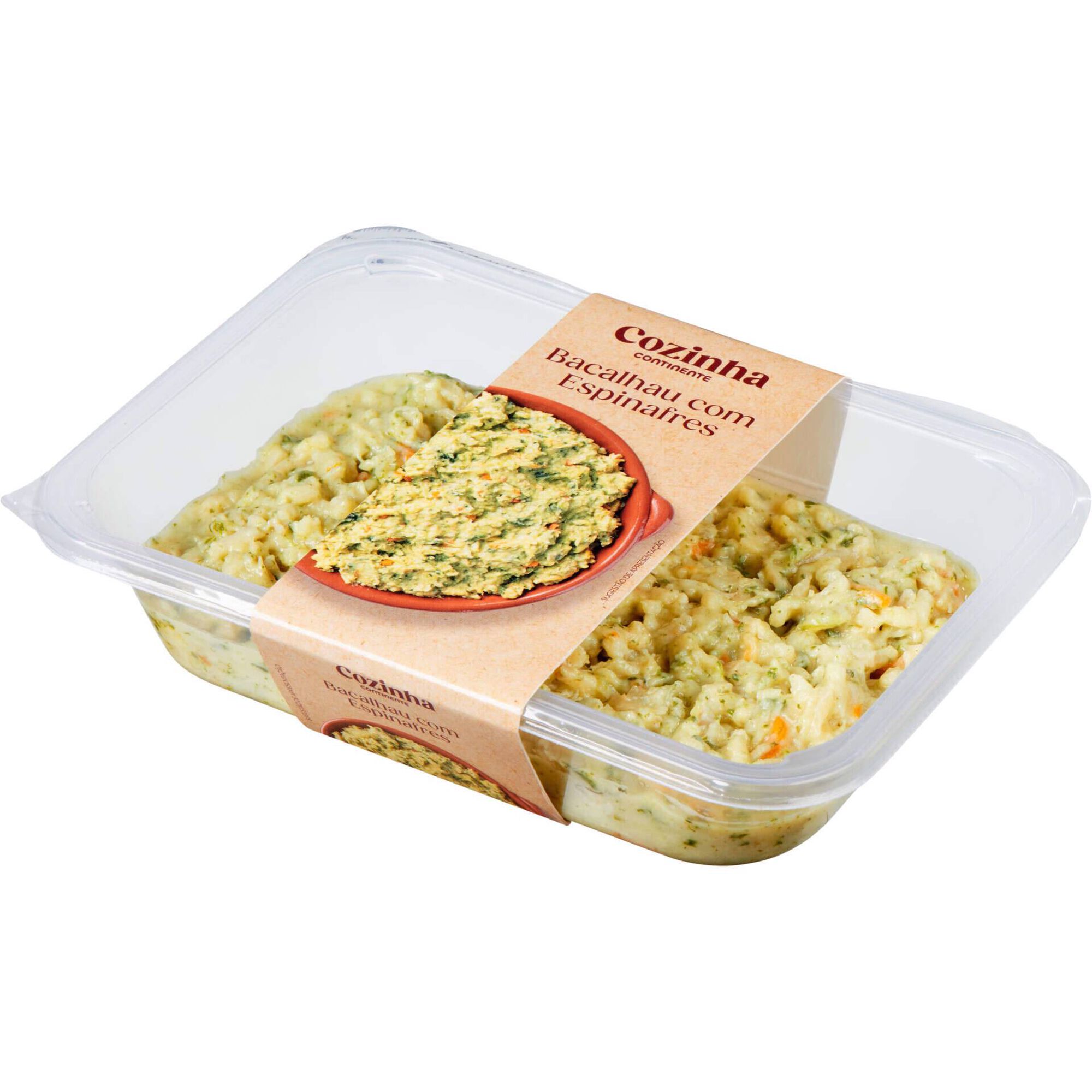 Bacalhau com Espinafres Cozinha Continente - emb. 300 gr | Continente ...