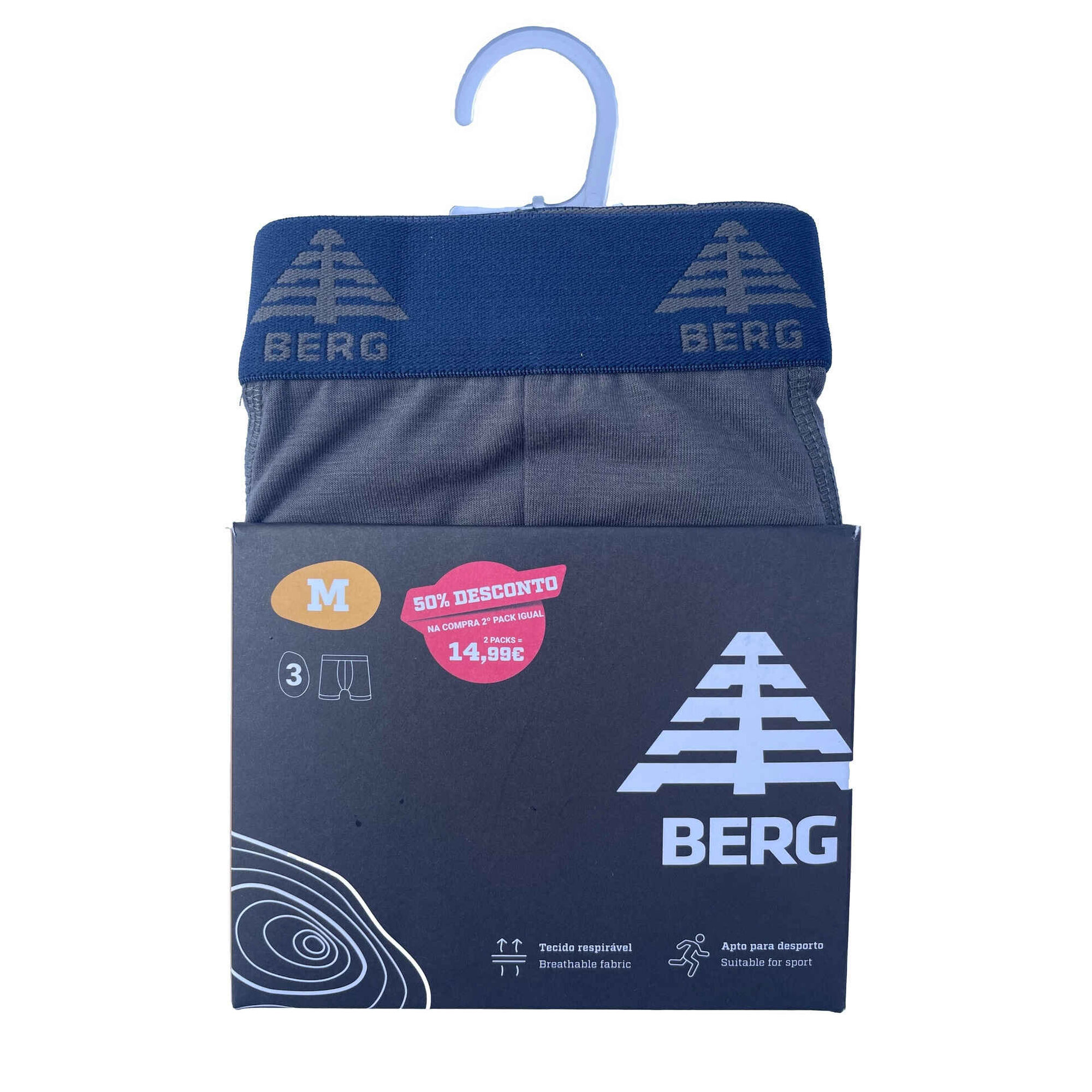 Boxers L Homem - 3 un - Berg | Continente Online