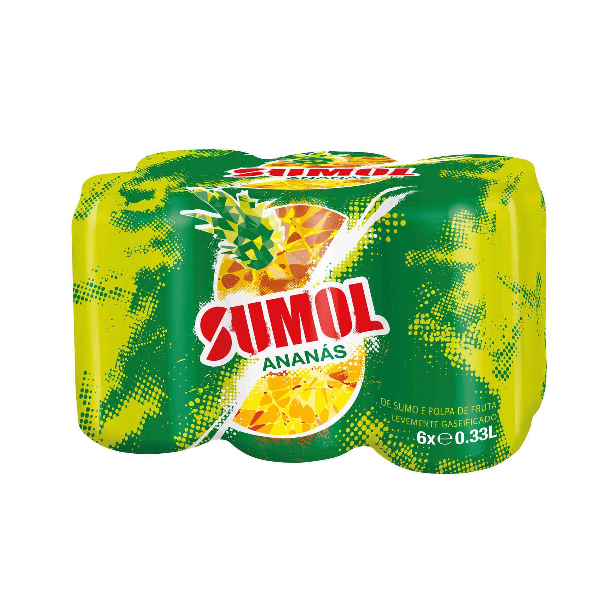 Refrigerante Com Gás Ananás - Sumol | Continente Online