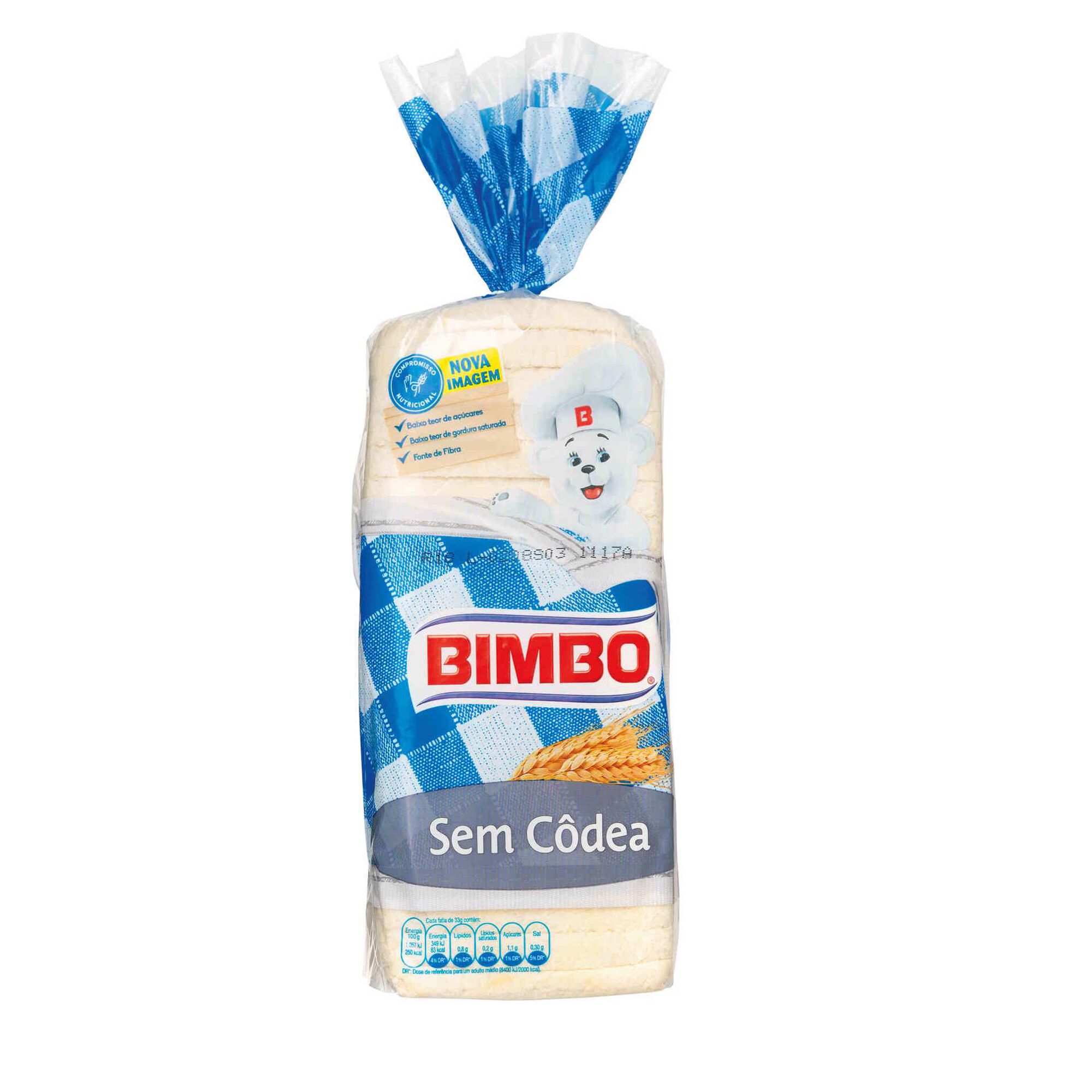 Pão de Forma sem Côdea emb. 650 gr - Bimbo | Continente