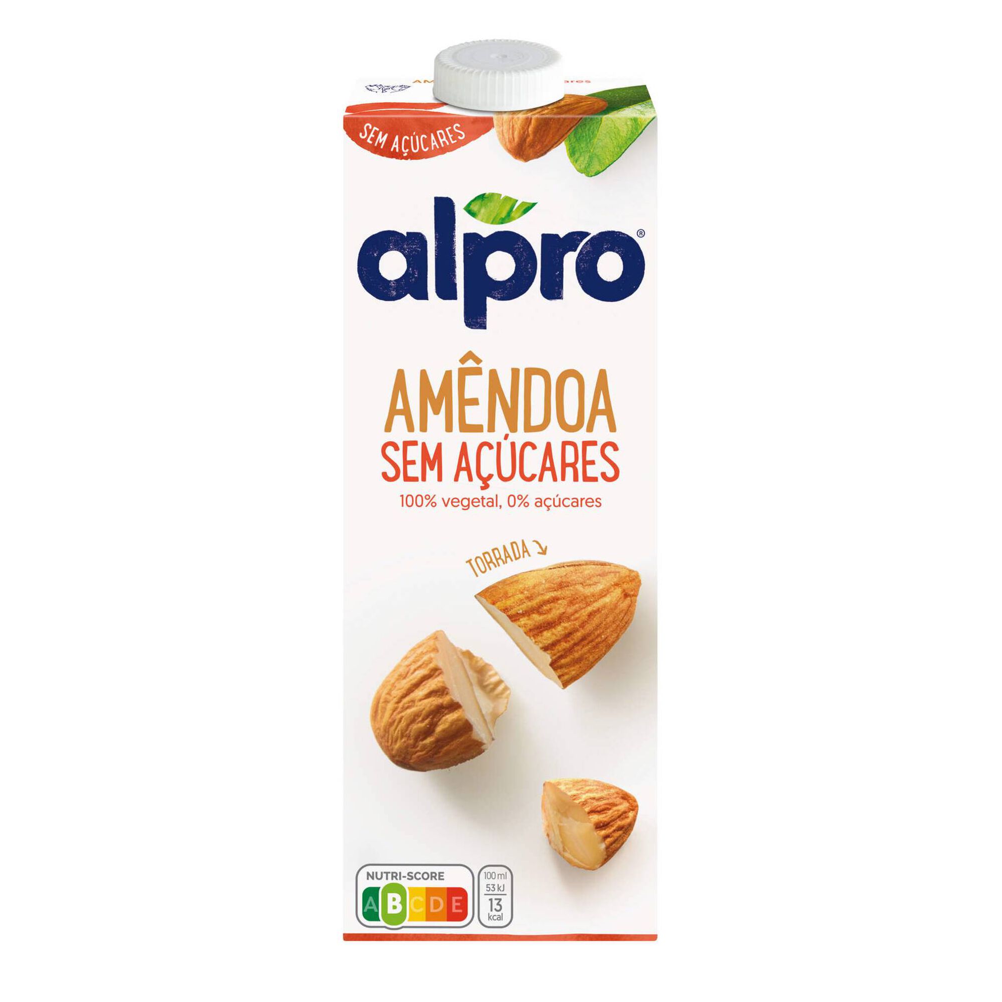 Bebida Vegetal De Amêndoa Sem Açúcar Sem Lactose Alpro Continente